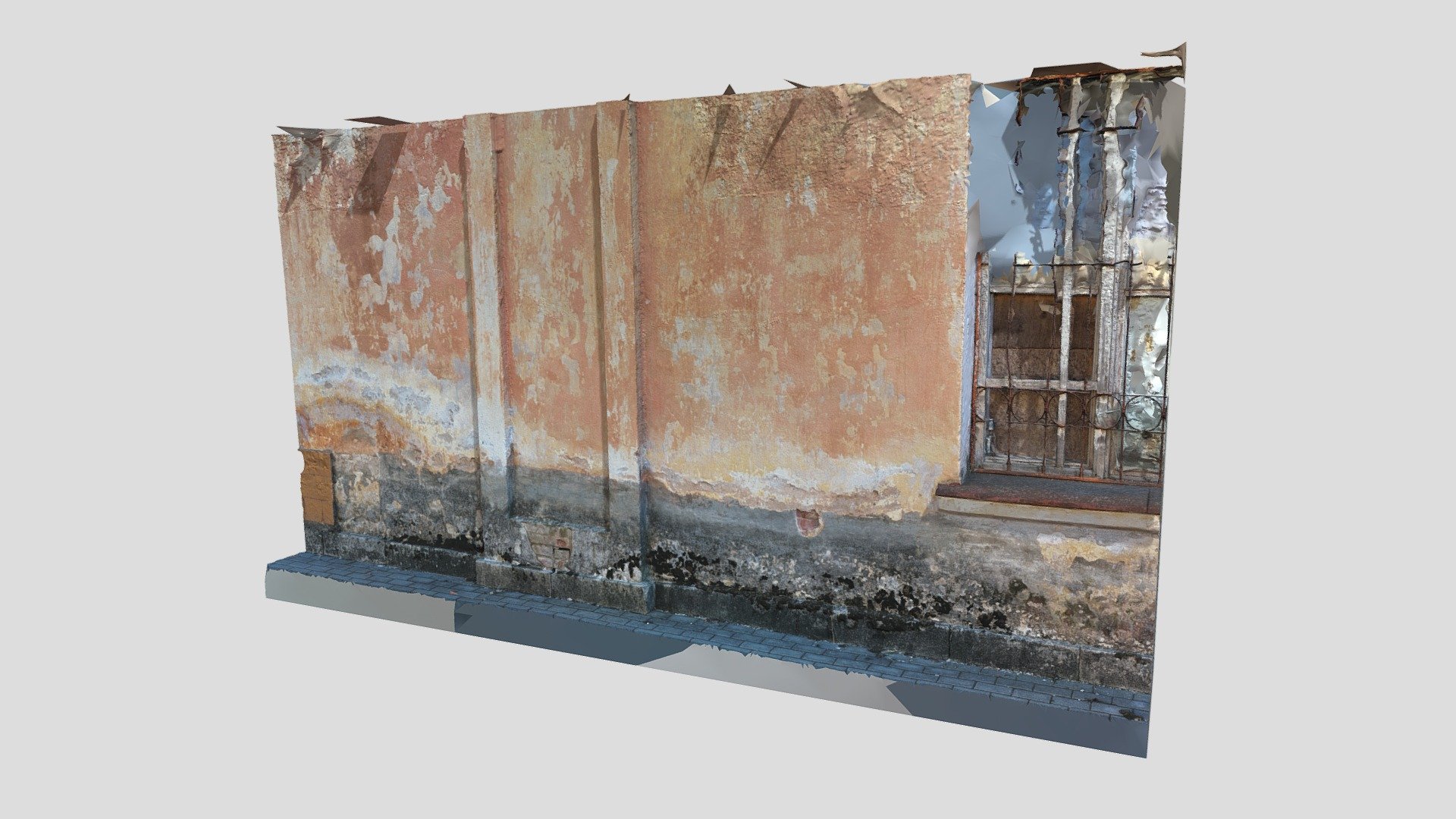 The New Old Wall - Download Free 3D model by popovs [4788bf0] - Sketchfab