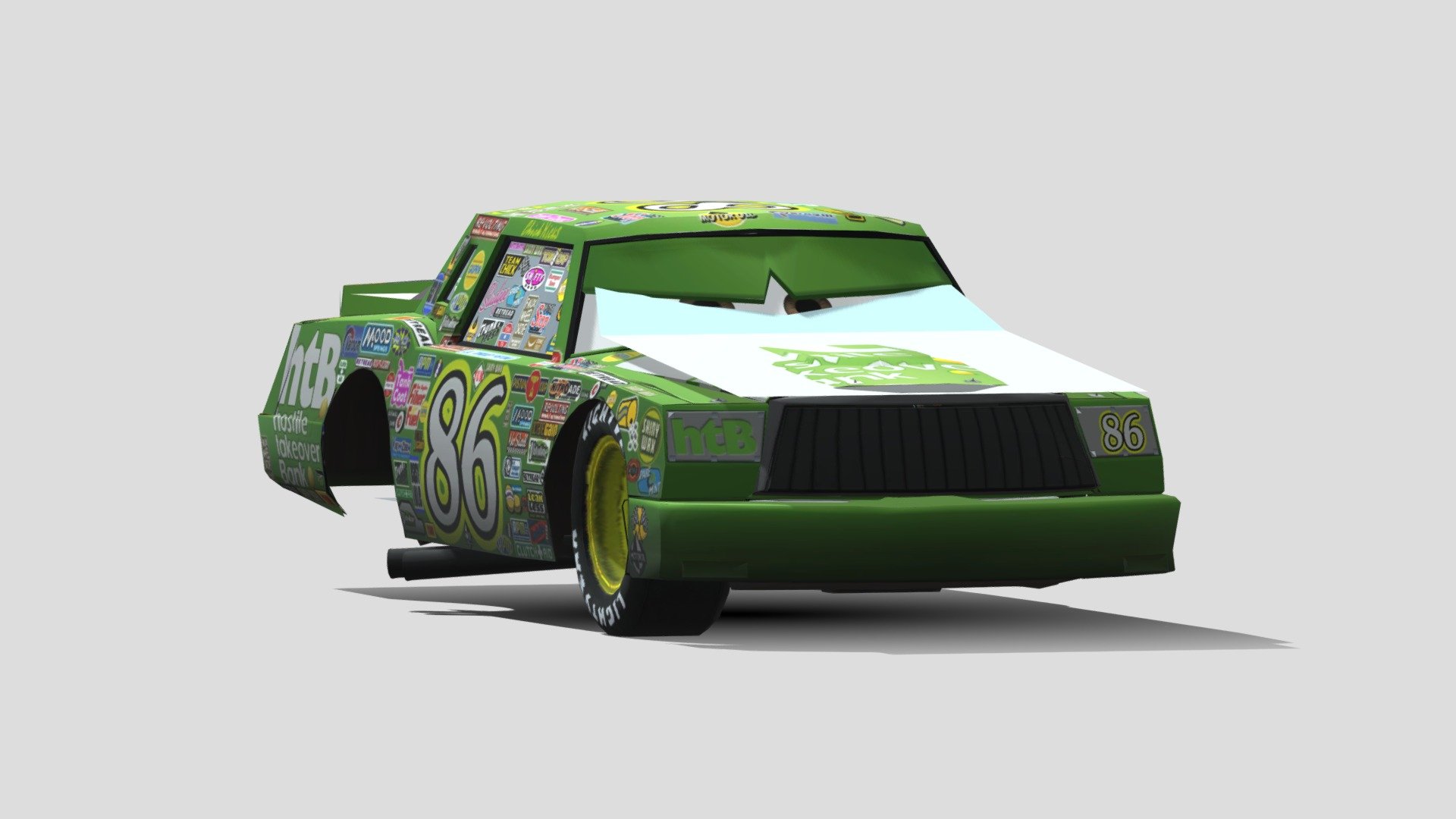 Chick Hicks - Download Free 3D model by zairiq zairiq (@zairiqzairiq ...