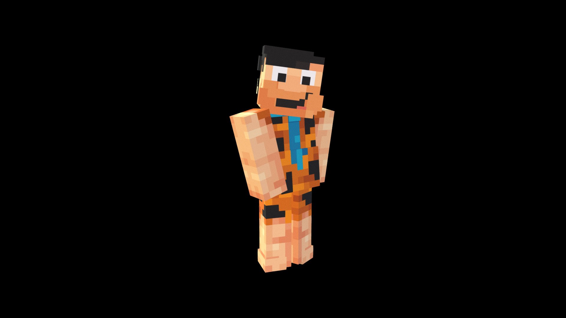 Fred flinstone - 3D model by shadedsquares [478a674] - Sketchfab