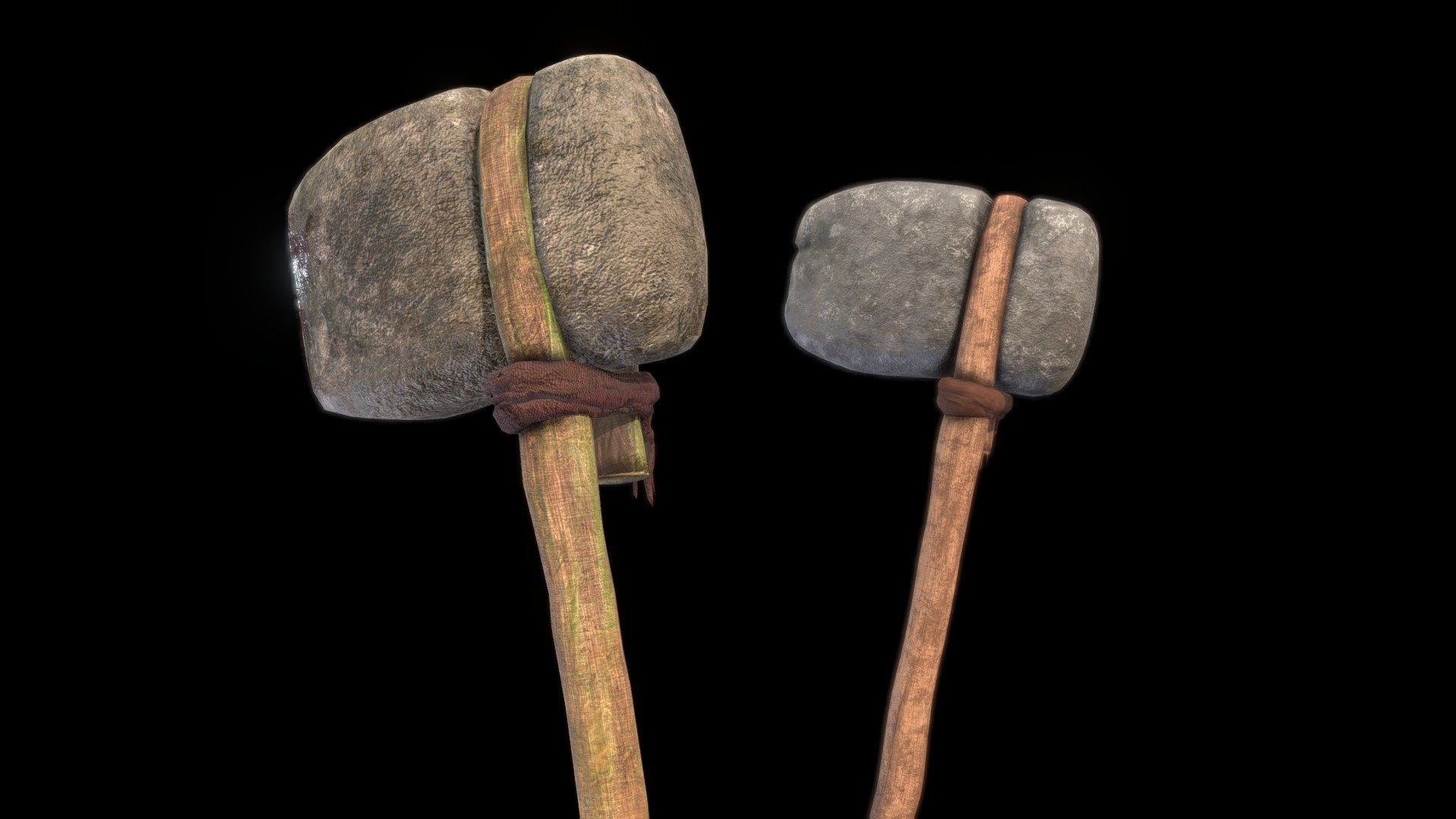 Stone axe - 3D model by Alekv [478a6e4] - Sketchfab