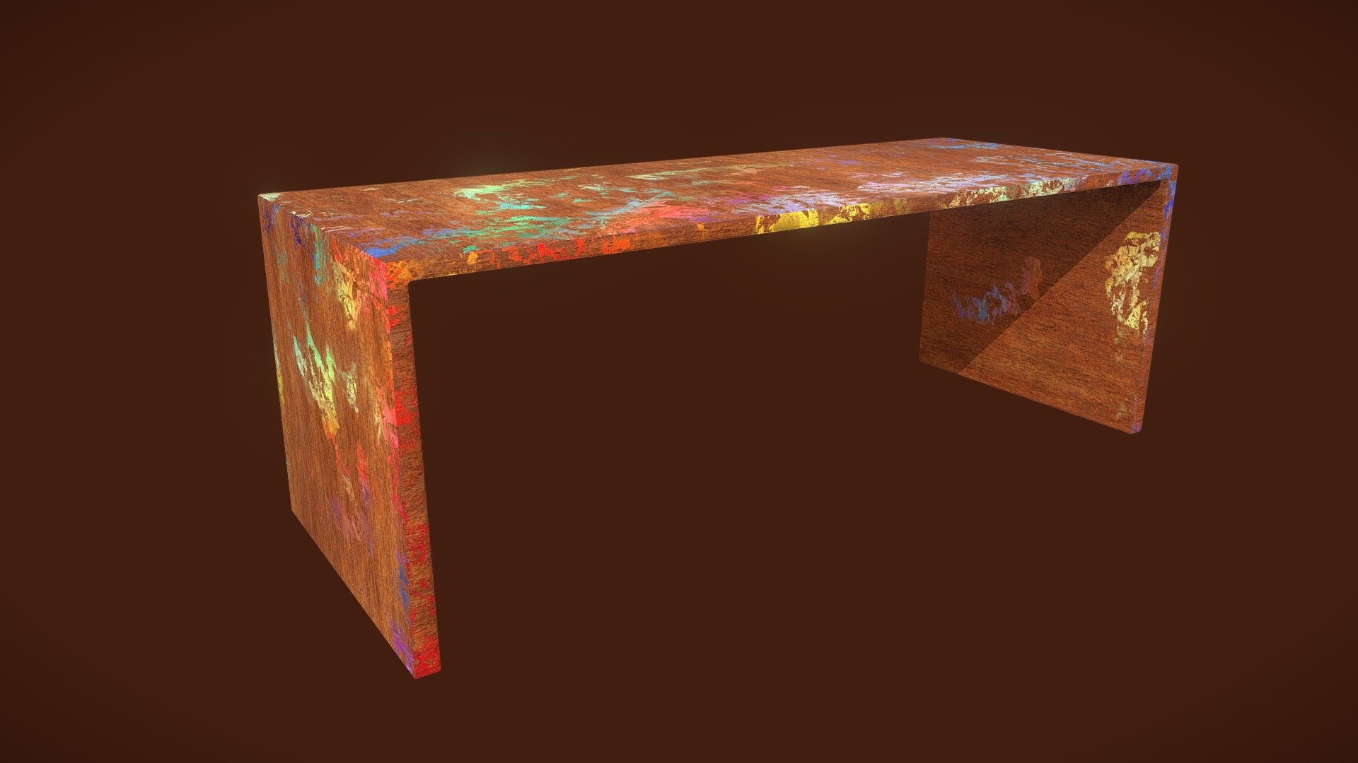 Painter's Workbench - Buy Royalty Free 3D model by Vincent Bonnet 3D ...