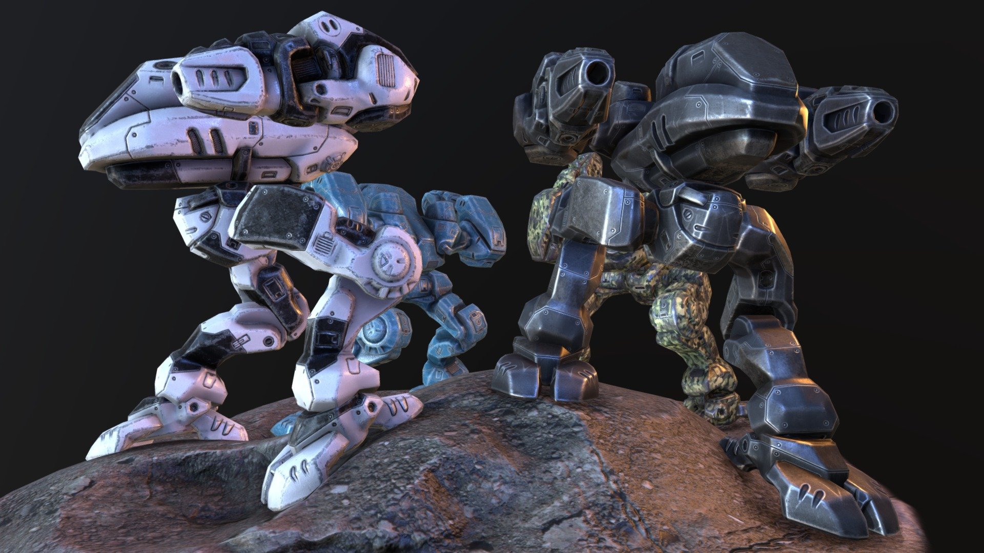 Robot 4 Storm - 3D model by SL (@low.3d) [478bc3f] - Sketchfab