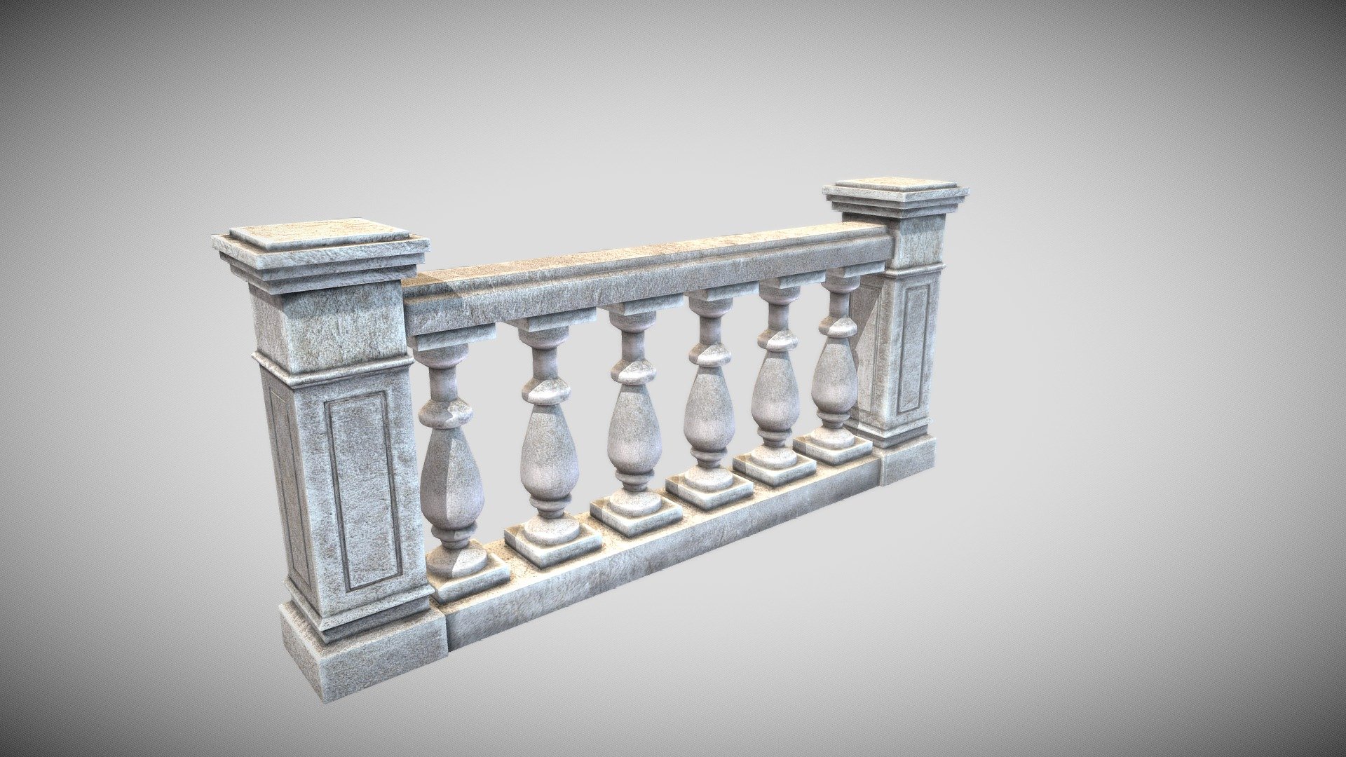 Balcony Balustrade - Buy Royalty Free 3D model by jamesmiddz [478c636 ...