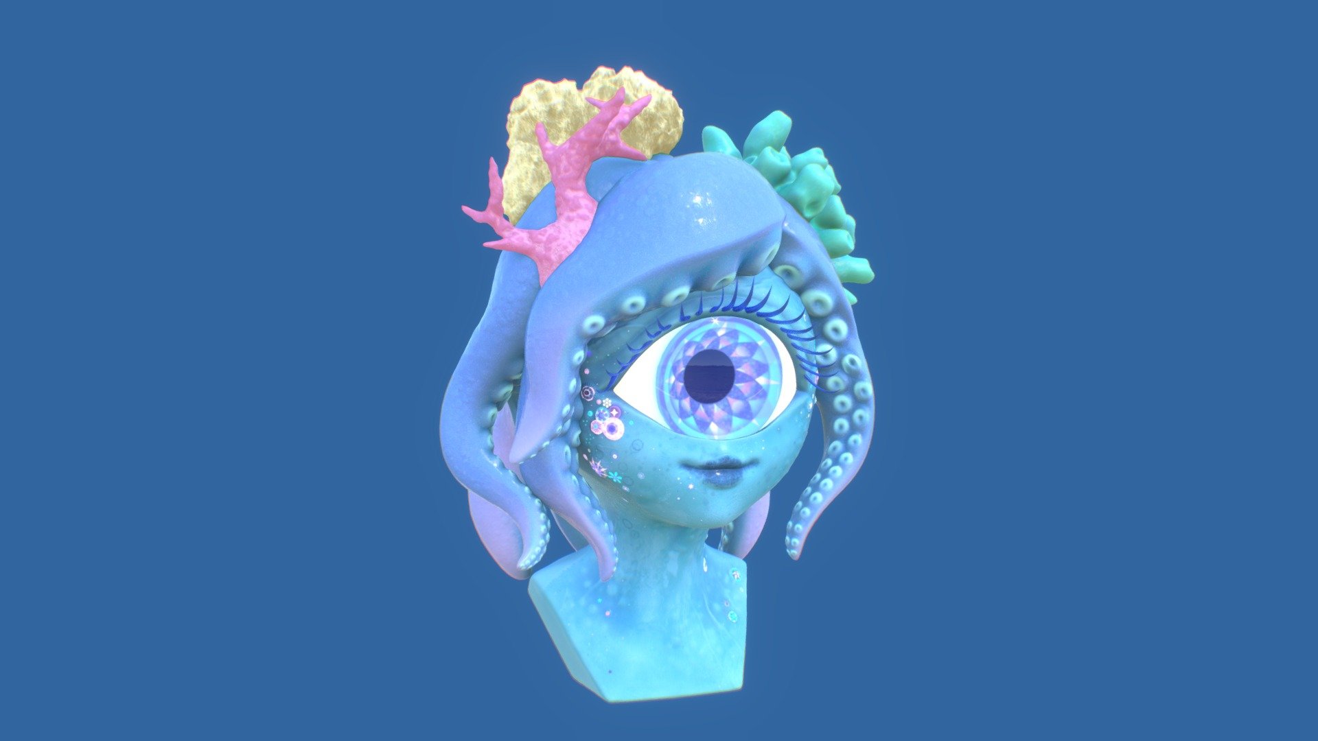 Deep Sea Cyclops Girl - 3D model by icebell [4791449] - Sketchfab