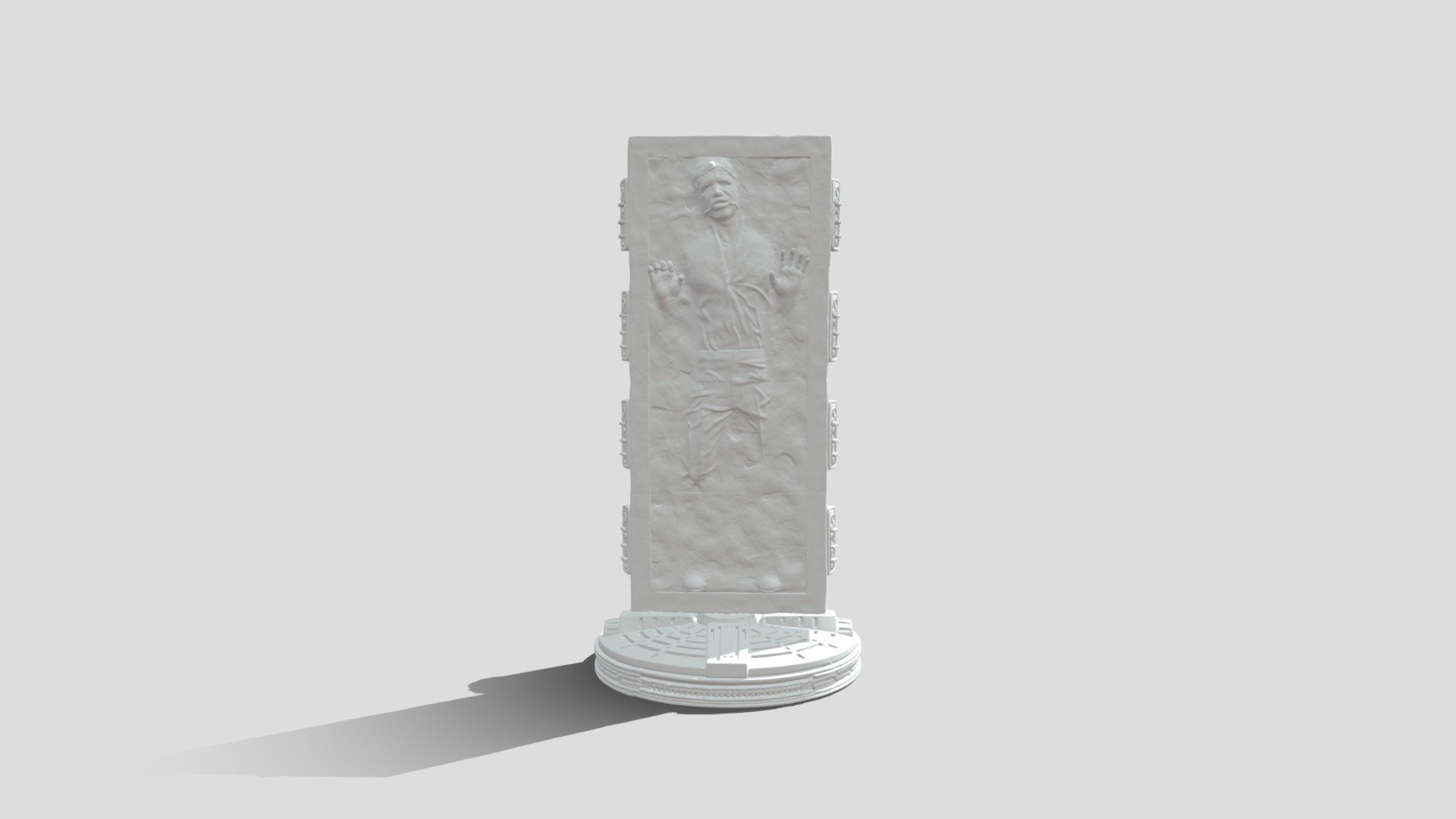 Han solo frozen carbonite - 3D model by 3dscanservice [4794461] - Sketchfab