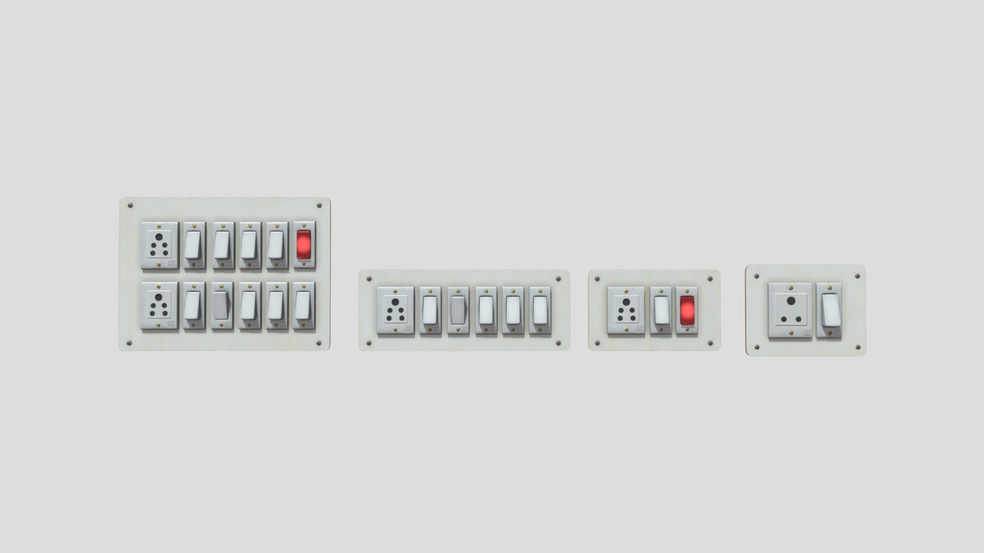 Indian SwitchBoard - Buy Royalty Free 3D model by Magicalorbs ...
