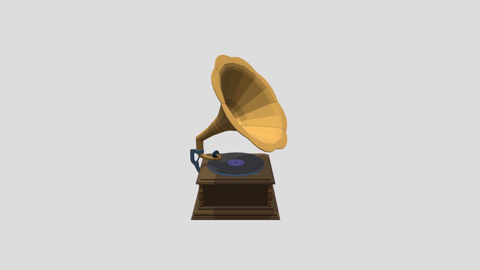 gramophone - 3D model by Zenri [479a889] - Sketchfab