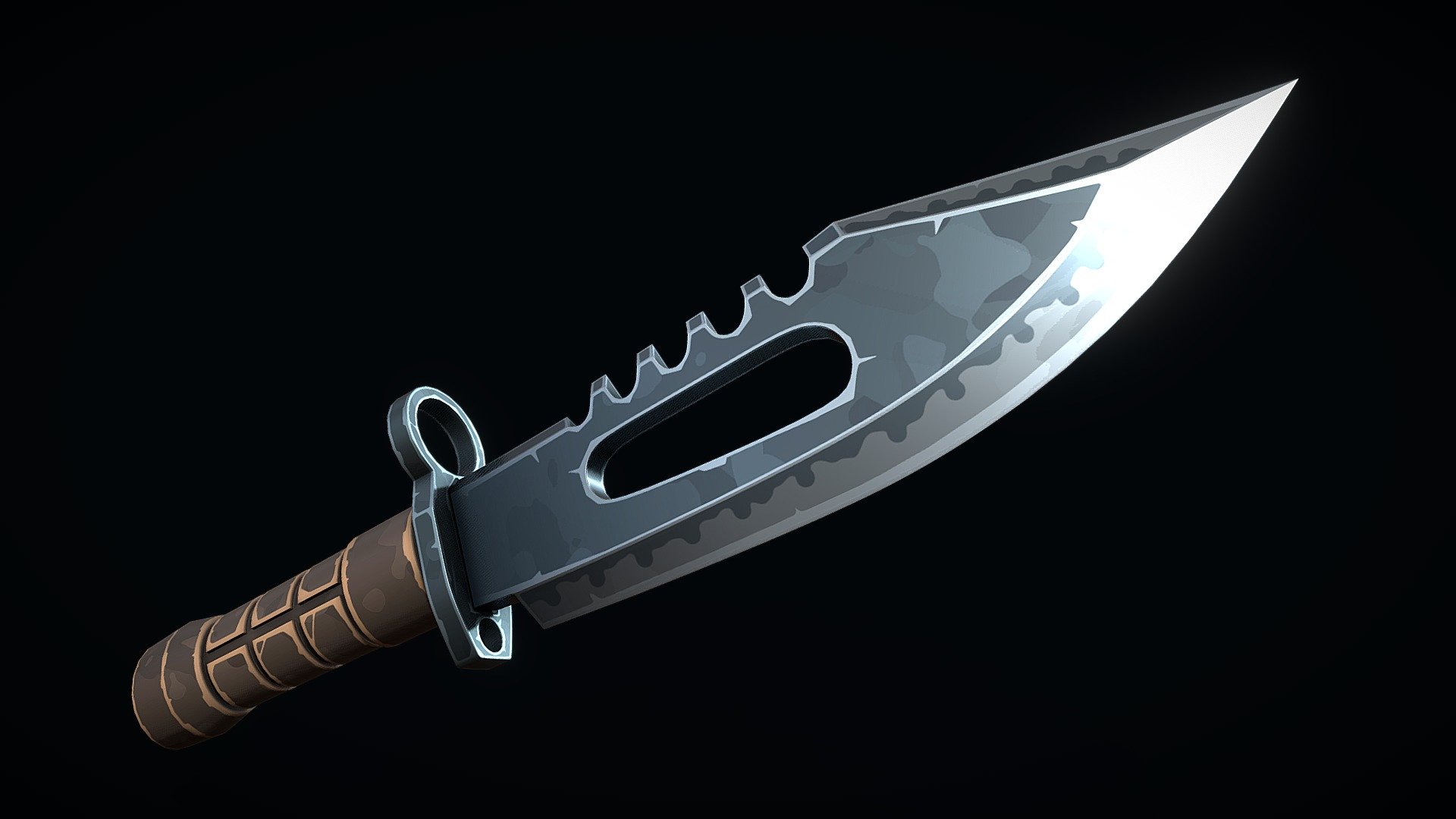 Stylized Military Knife - Buy Royalty Free 3D model by CGnewbie ...