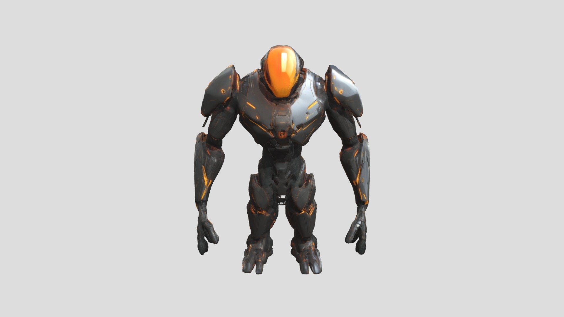 Cyborg Guard - 3D model by Luan Brandão Vedolin (@LuanVedolin) [479b47f ...