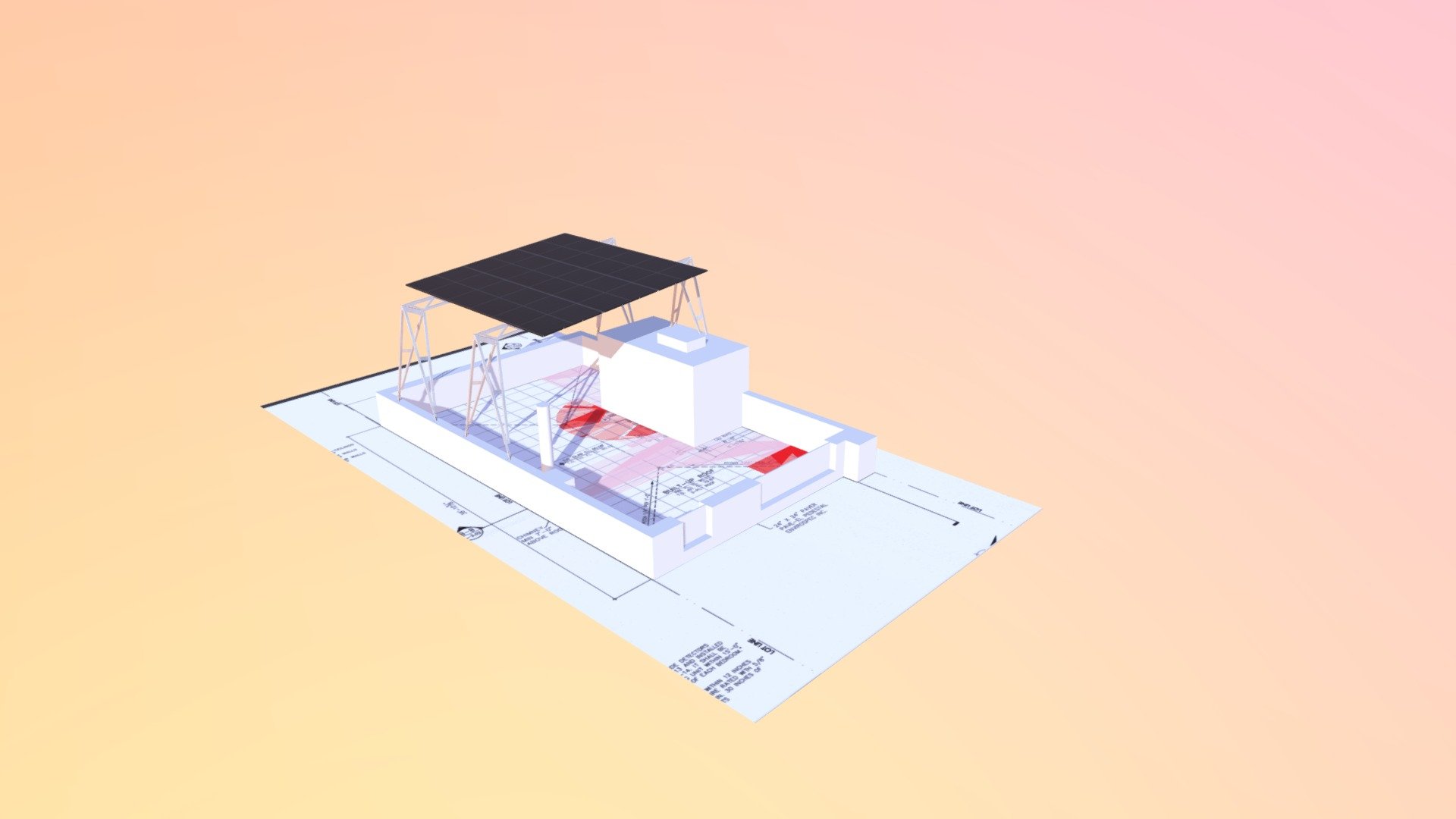 32-34 43rd st Arch Canopy - 3D model by brooklynsolarworks [479c0a6 ...