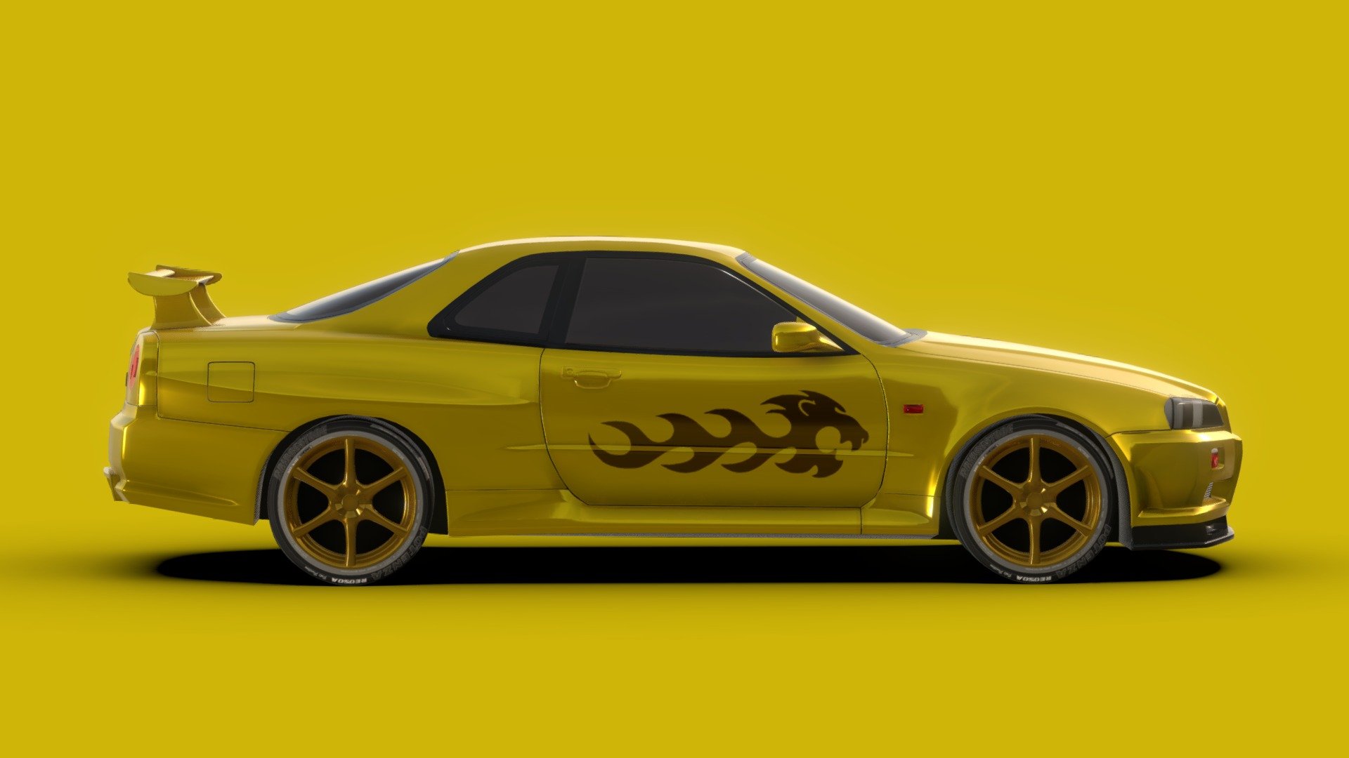 Nissan GTR R34 - Download Free 3D model by Arslon.Aminboyv™ (@RxARSLON ...