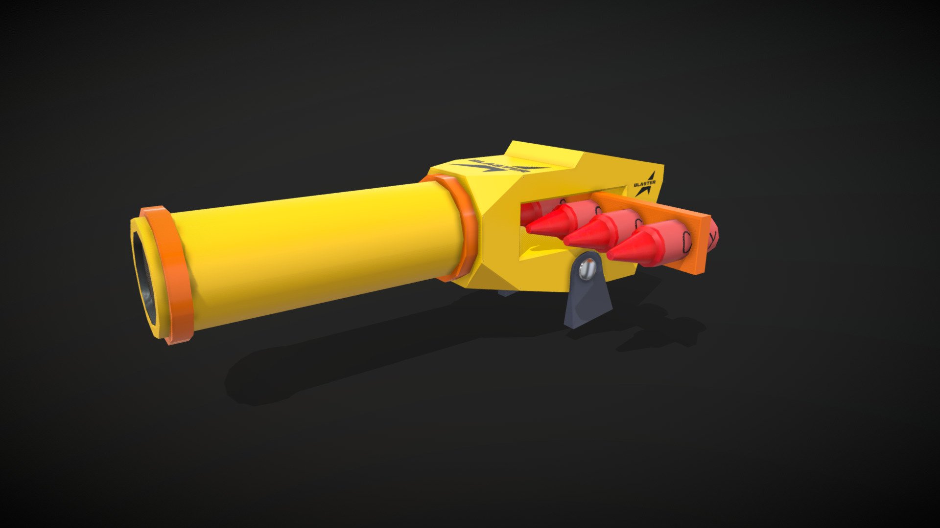 Mounted Crayon Cannon - 3D model by edthompson174 [479ec41] - Sketchfab