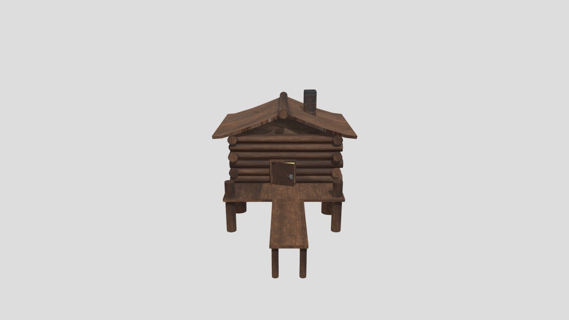 Cabin Low poly - Download Free 3D model by Elinor [479fb00] - Sketchfab