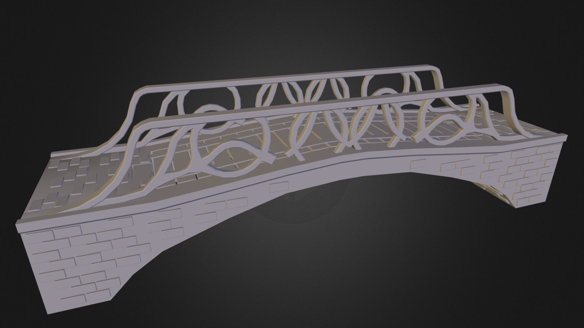 Mystical Bridge - 3D model by Graham (@graham3d) [47JLEHy] - Sketchfab