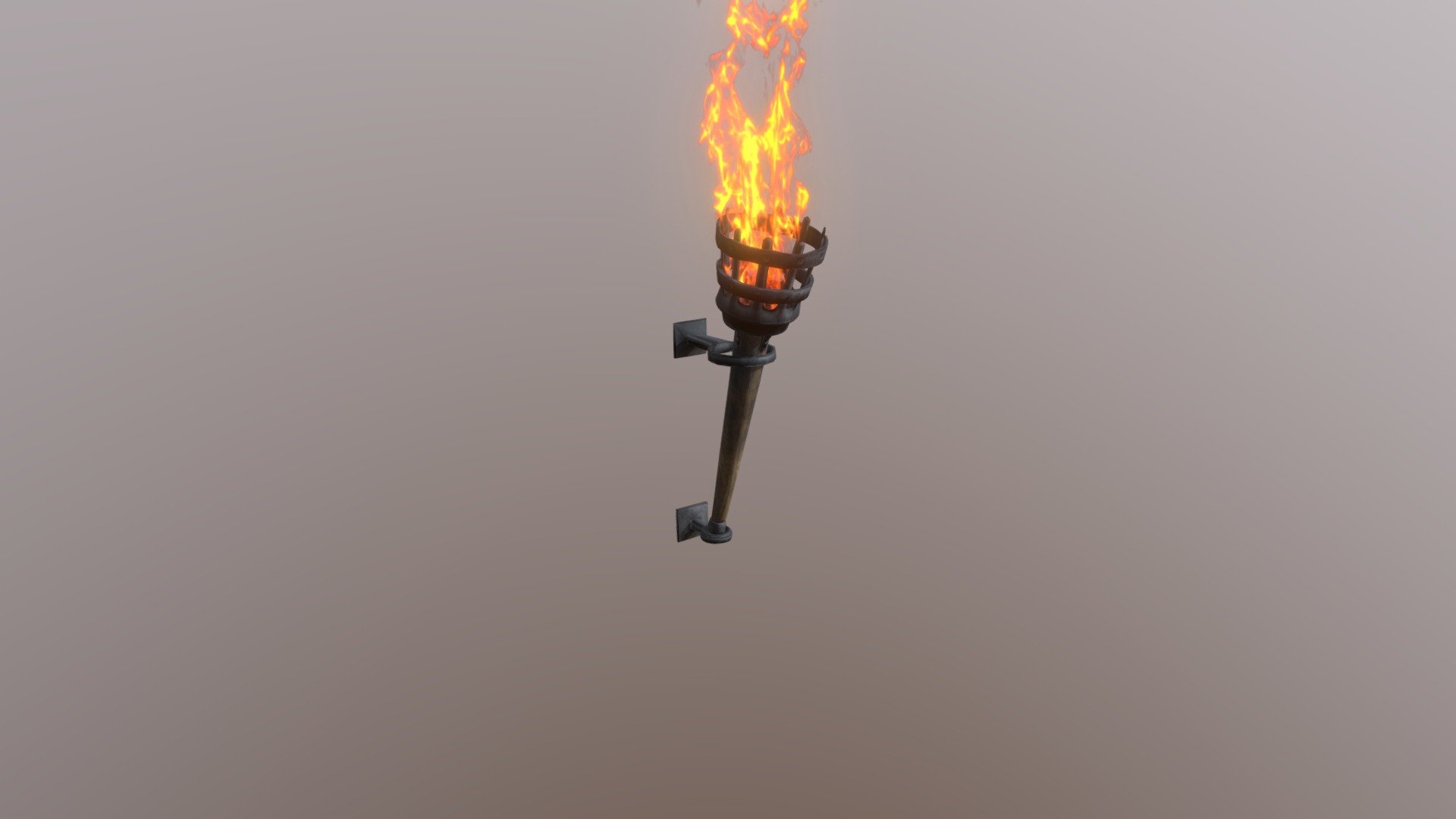 Torch lowpoly with flame - Download Free 3D model by velsigh [47a0104 ...