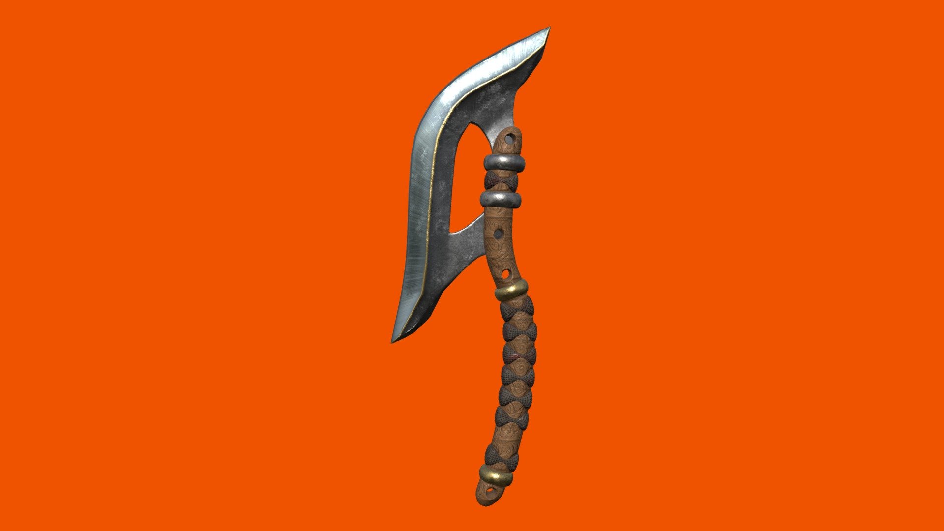 Tribal Axe - 3D model by Voisnik [47a0319] - Sketchfab
