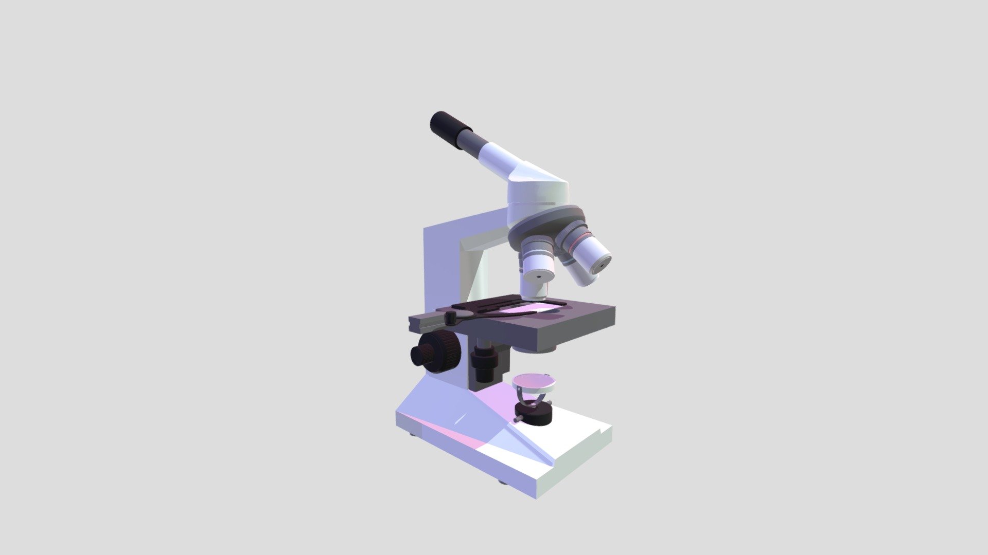Микроскоп - The microscope - Download Free 3D model by maksimtarasov560 ...