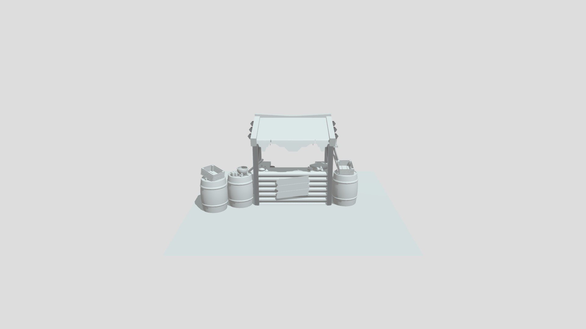 Magic Stall - Download Free 3D model by jbeedle252 [47a0726] - Sketchfab