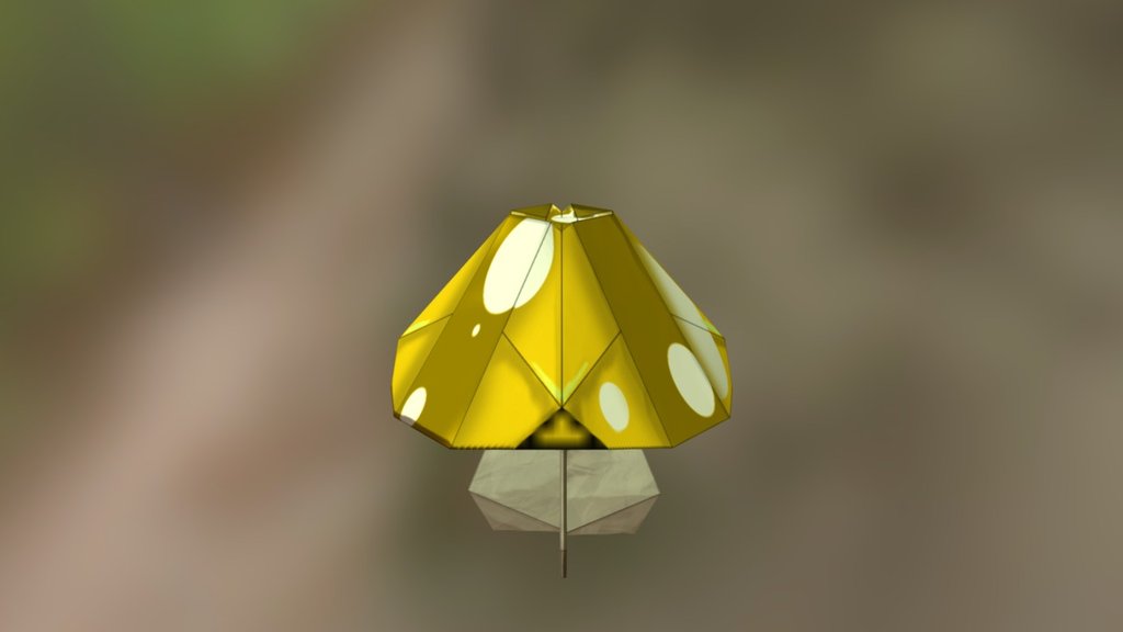 Paper Mushroom - 3D model by Ashtronaut (@nightyknight) [47a1918 ...