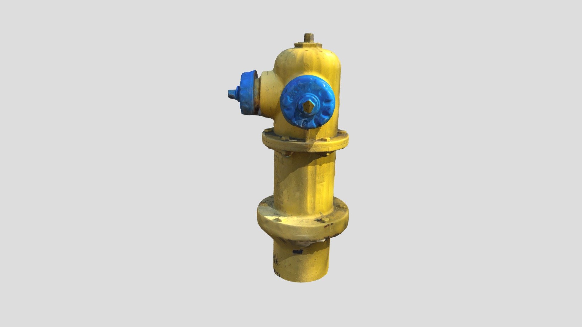 Yellow Fire Hydrant in Michigan - 3D model by designerKin [47a1c2f ...