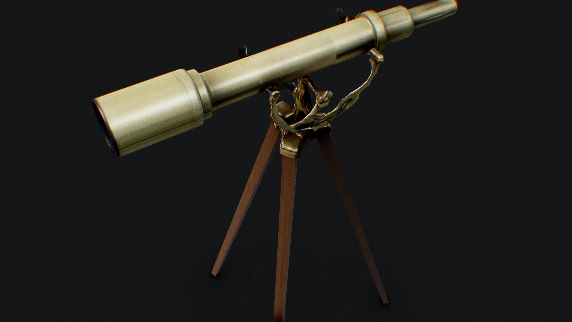 Old Telescope - Buy Royalty Free 3D model by AirStudios (@airstudios3d ...