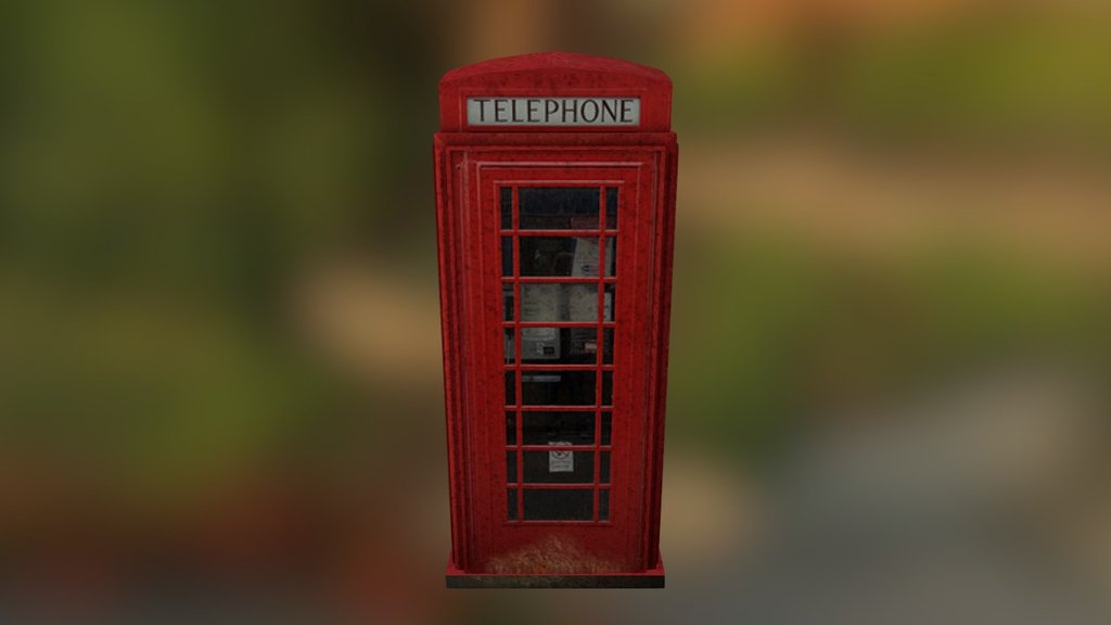 Telephone Booth - 3D model by Yoni Van Gucht (@yonivangucht) [47a1e0b ...