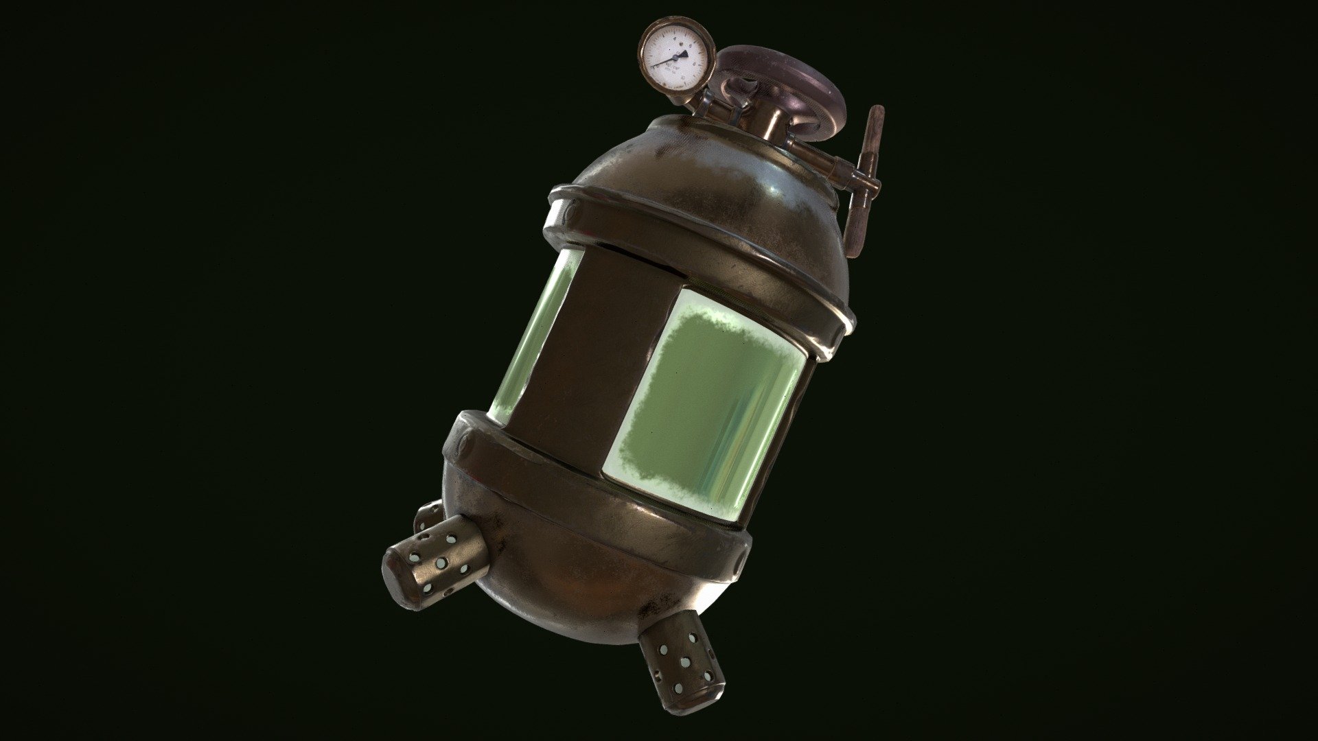 Steampunk Grenade - 3D model by Godot2000 [47a470f] - Sketchfab