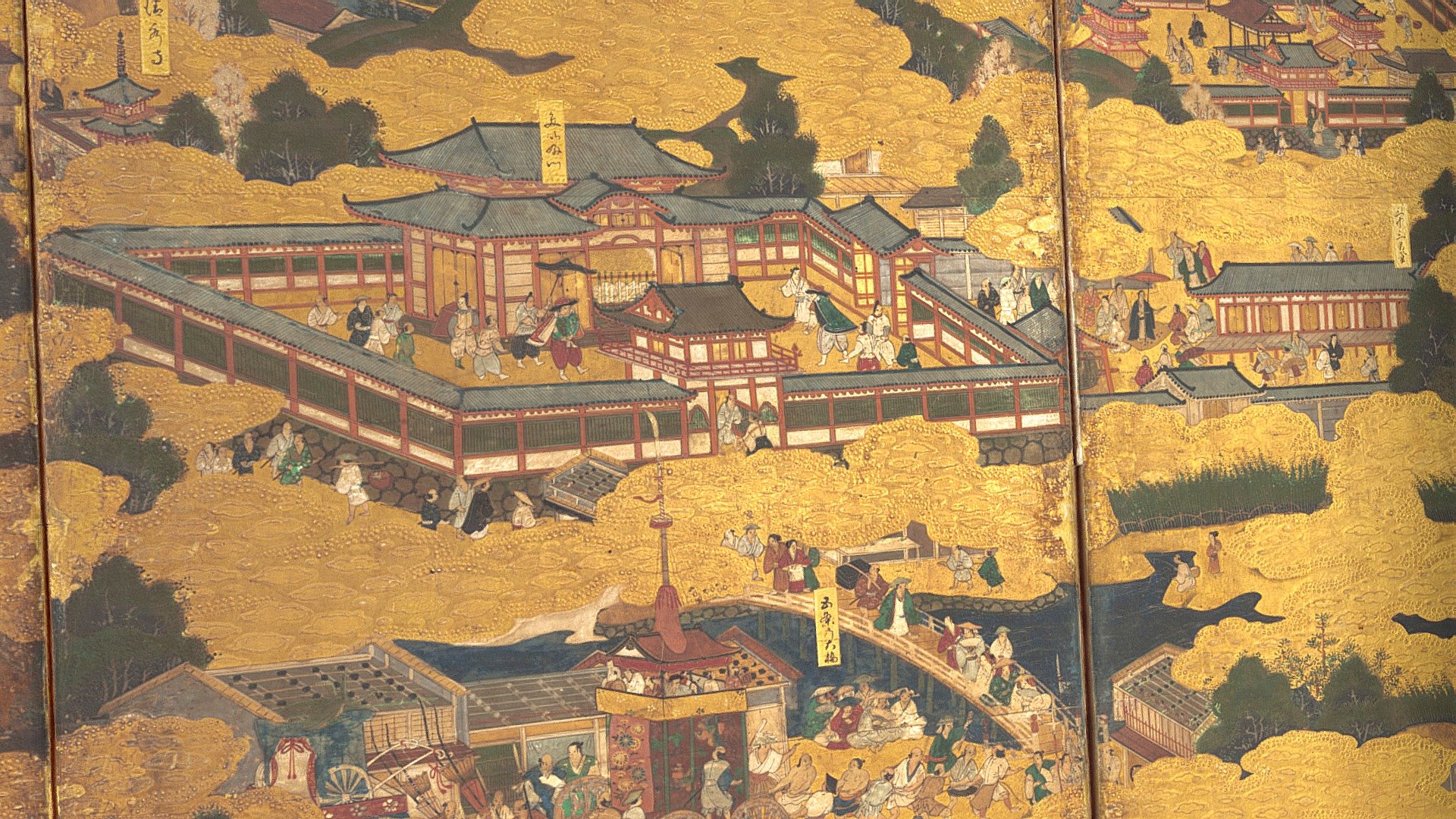 Scenes in and around Kyoto, early 17th C CE - Download Free 3D model by ...