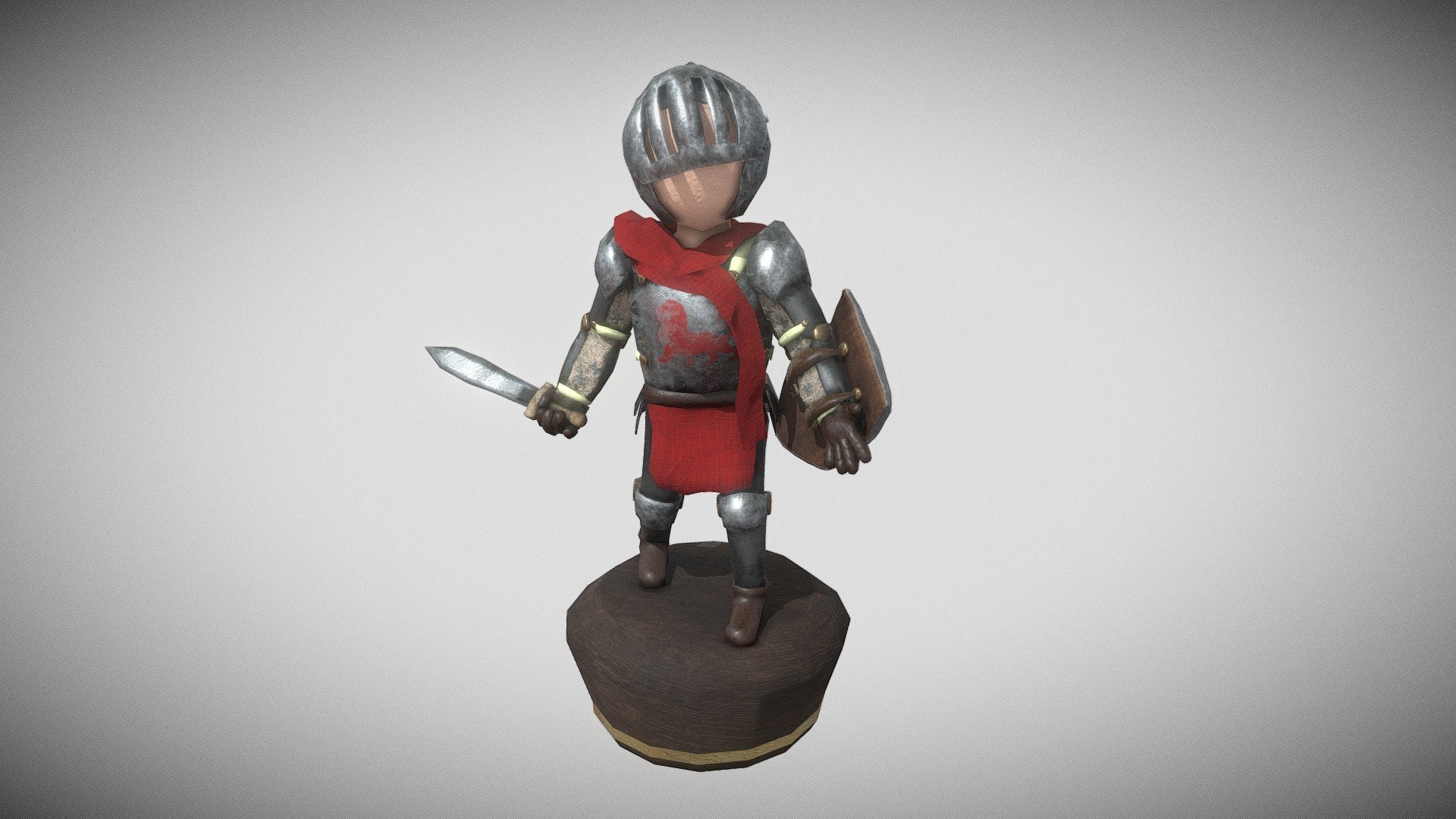 Cartoon Knight Figurine - Download Free 3D model by Friendly Ninja 27 ...