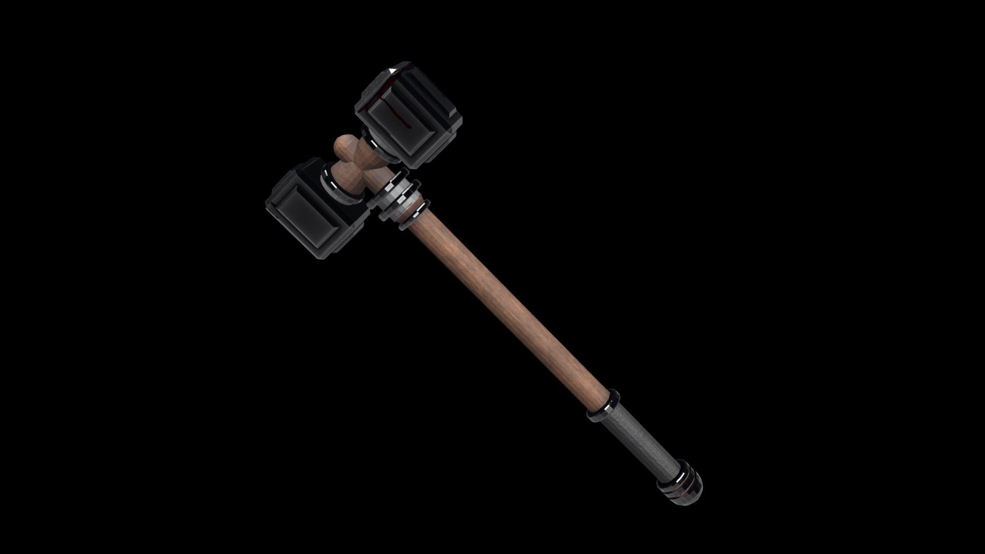 Low-Poly War Hammer - Download Free 3D model by JamesM (@ParagonModels ...