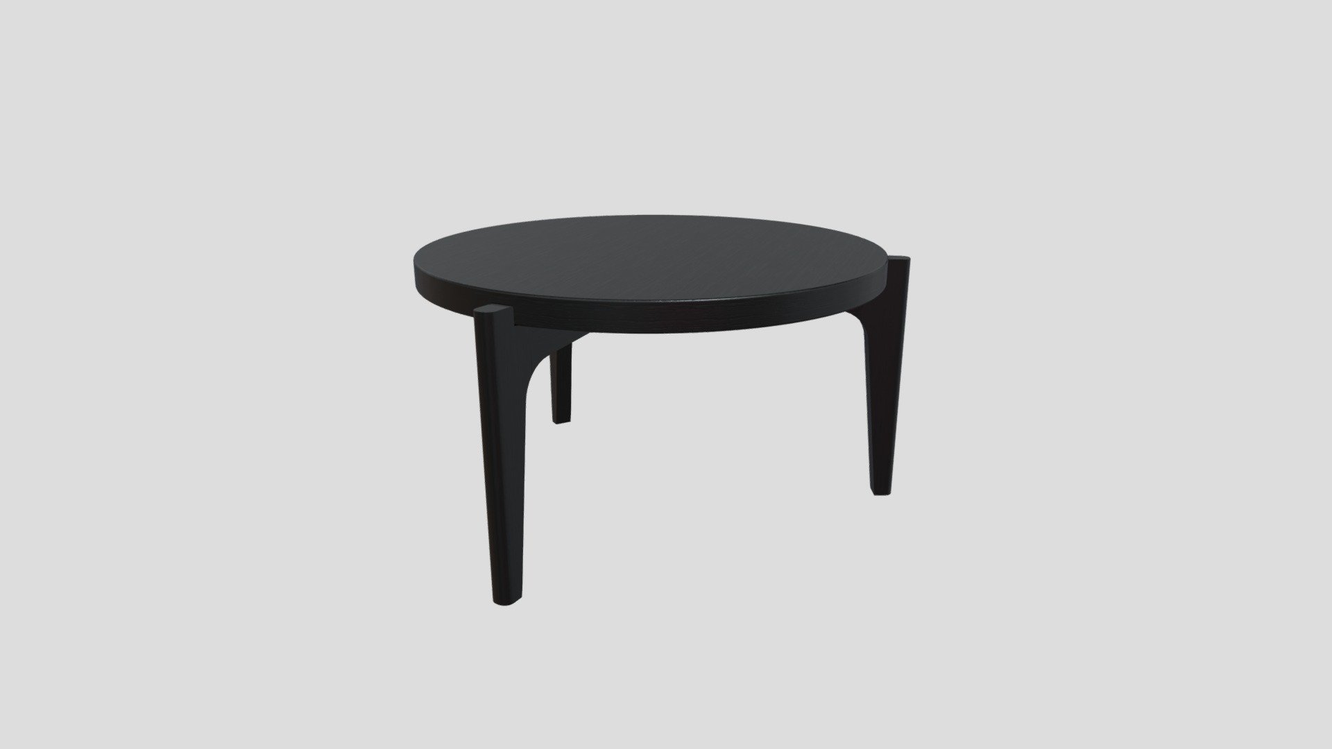 Michigan Coffee Table - Black Ash - Buy Royalty Free 3D model by ...