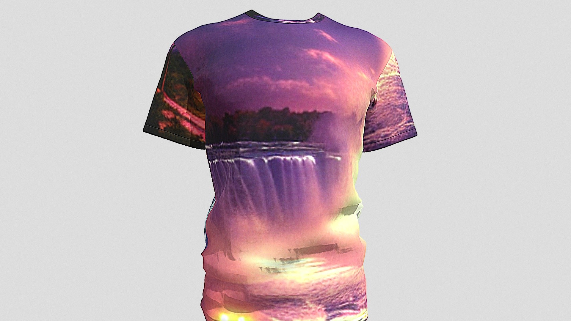 22block Niagara Falls Teez - Download Free 3D model by 22blockverse ...