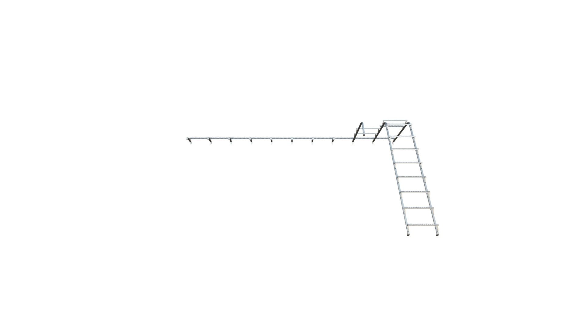 Roof Ladders - Download Free 3D model by odda.alstad [47a7546] - Sketchfab