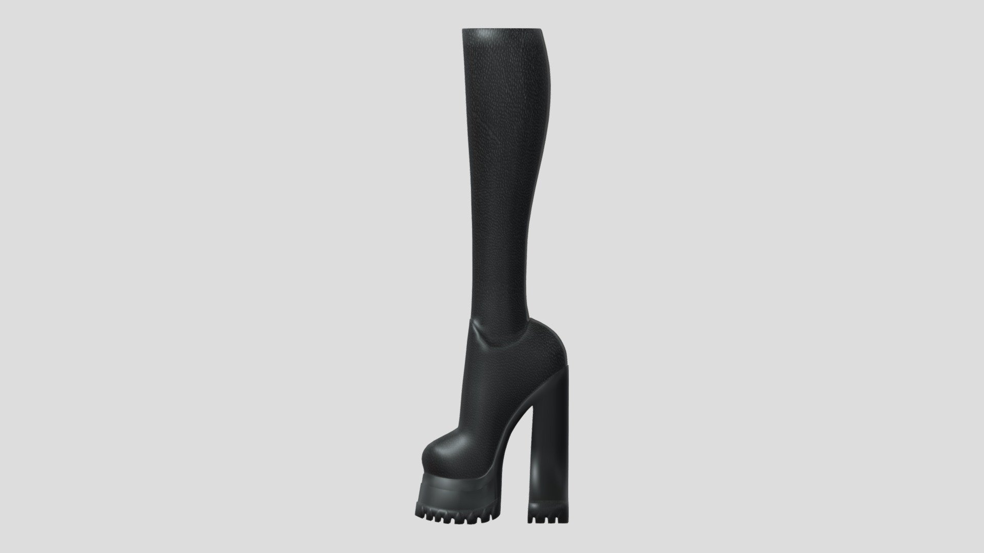 Lorena Platform High Heel Boots V2 - Download Free 3D model by ...