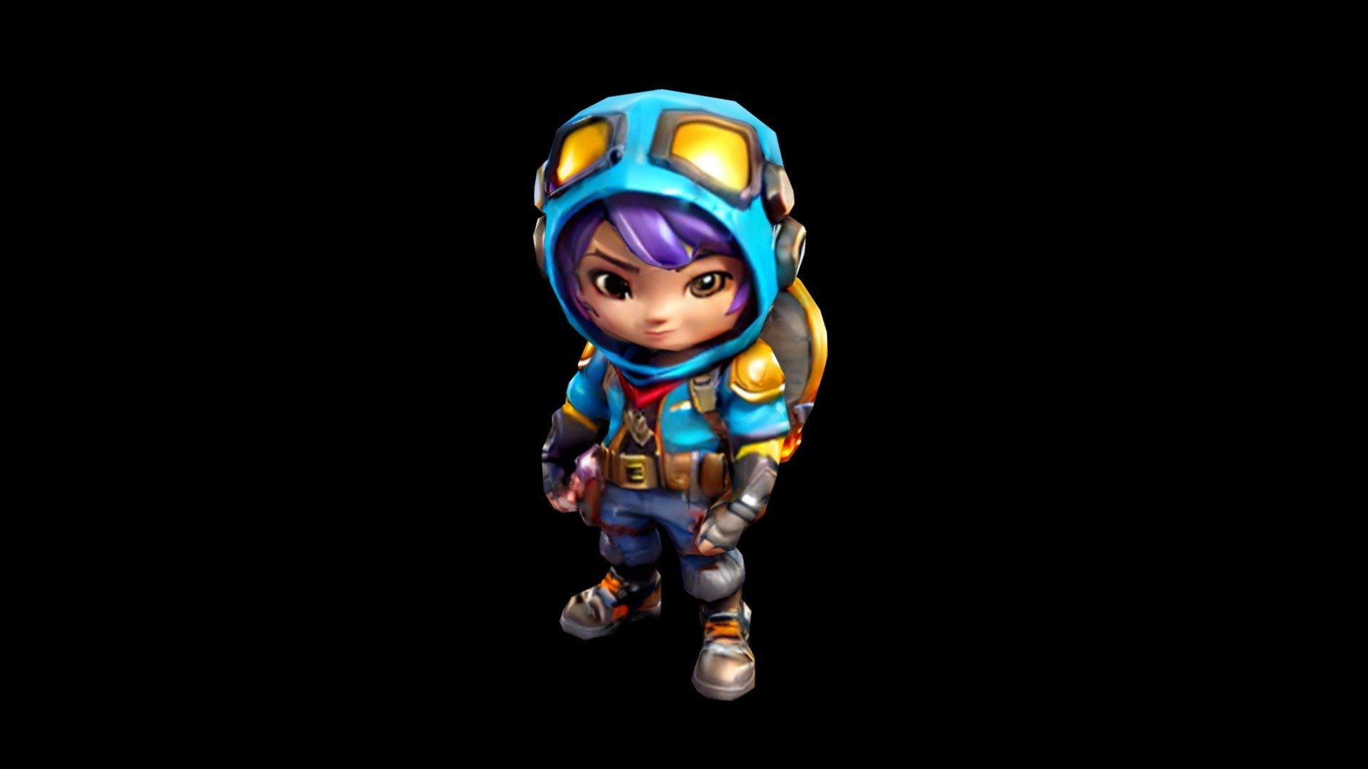 Mobile game character from "Skullgirls" - Download Free 3D model by ...