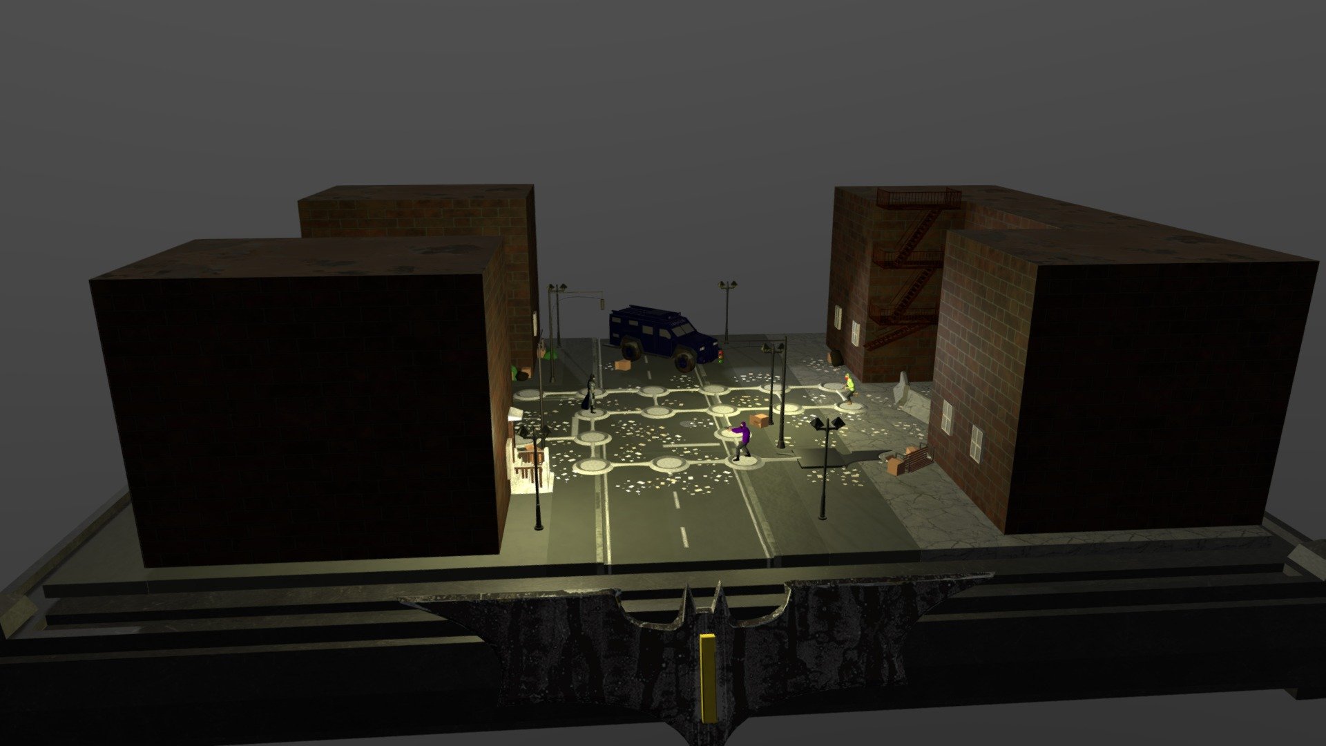 Level1 Batman Arkham City Go - Download Free 3D model by Foxer456 ...