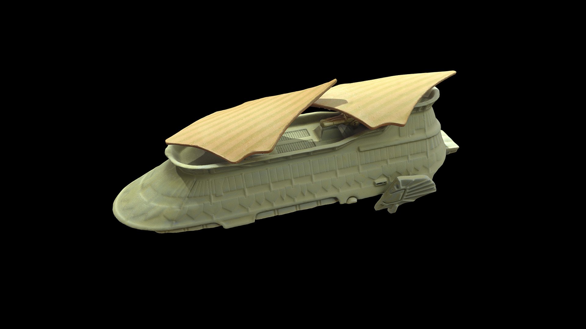 The Khetanna (Jabba's party barge) diecast - Download Free 3D model by ...