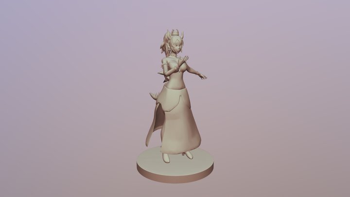 Bowsette 3D models - Sketchfab