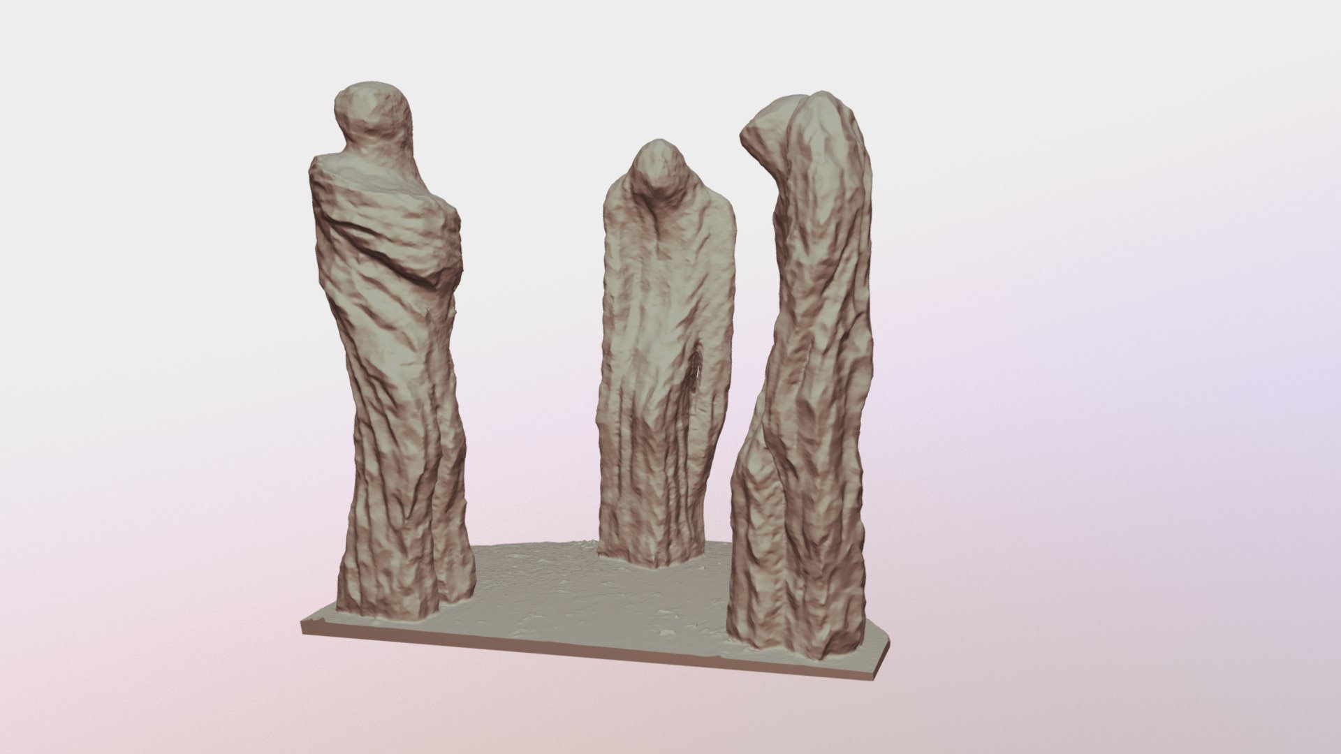 3 figures debout - Download Free 3D model by pattarrian [47aed13 ...