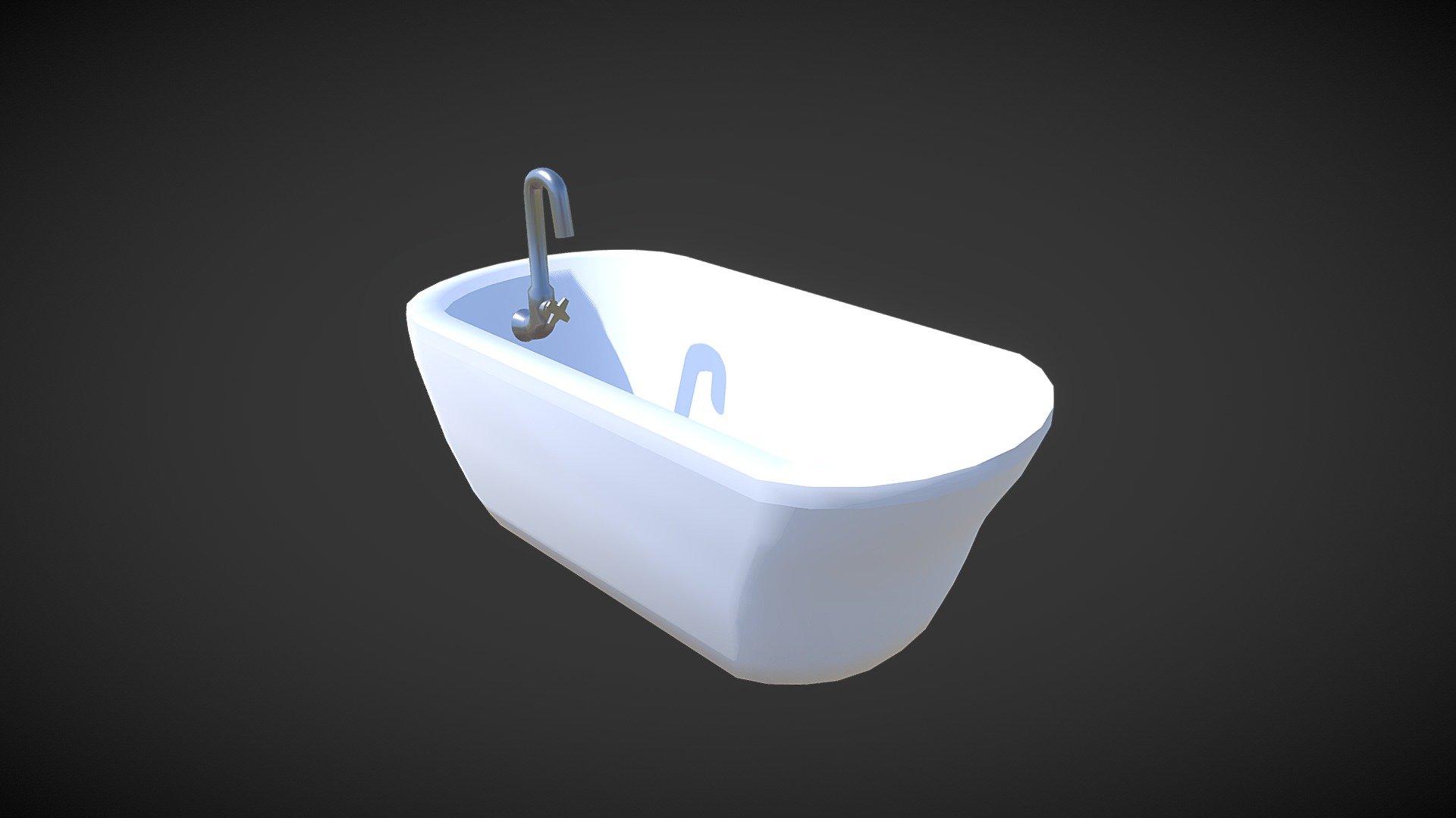 Bathtub - 3D model by ktrinidad [47b25b3] - Sketchfab