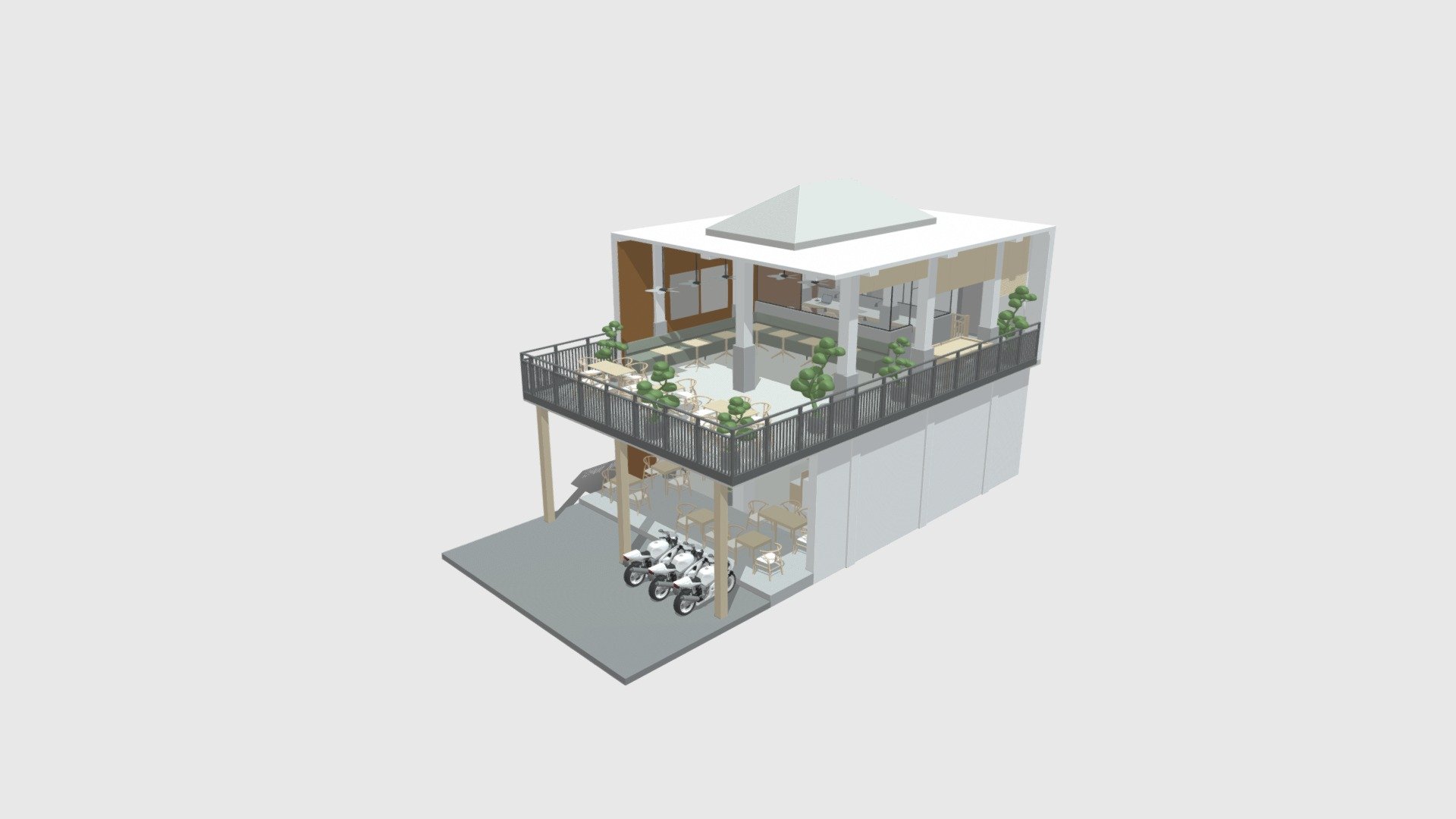 02_cafe - 3D model by rivanishchak [47b2ec0] - Sketchfab