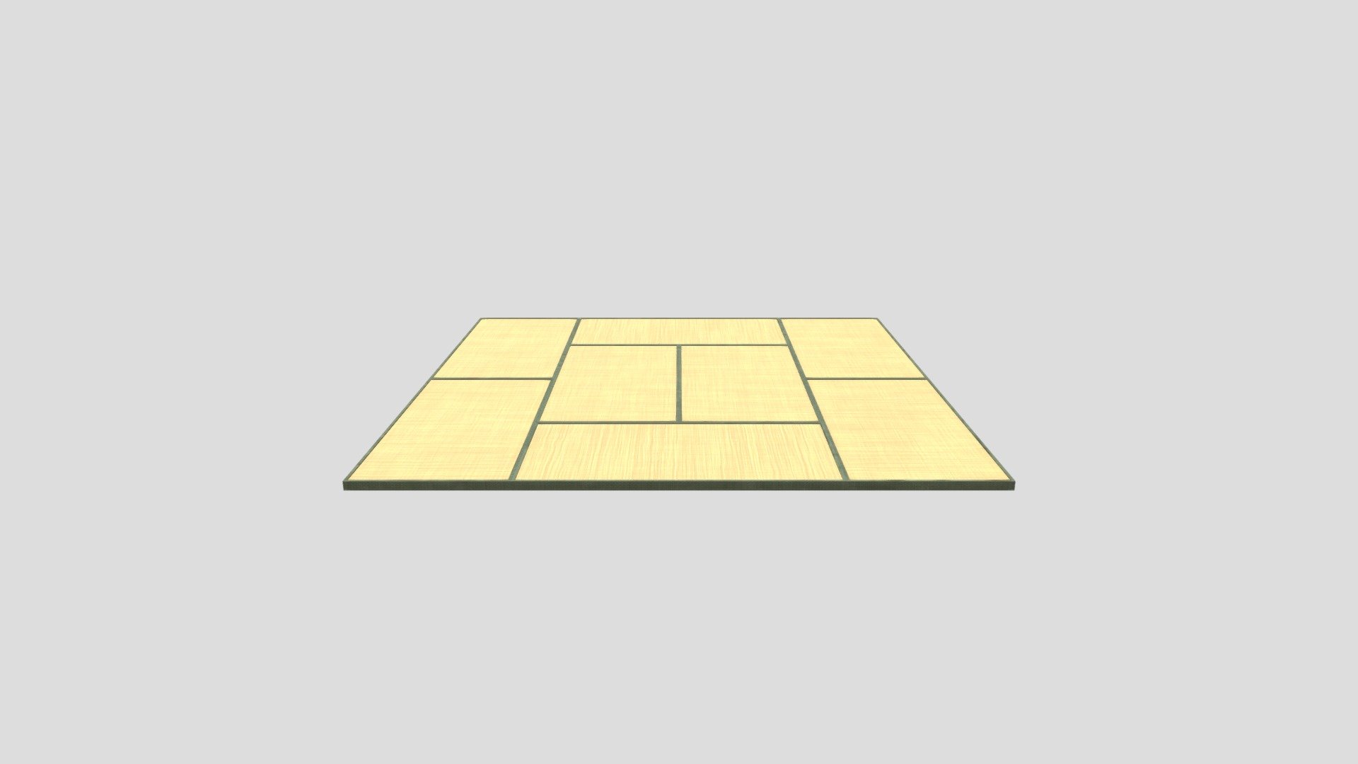 Tatami Floor - 3D model by alenagibson [47b32fe] - Sketchfab