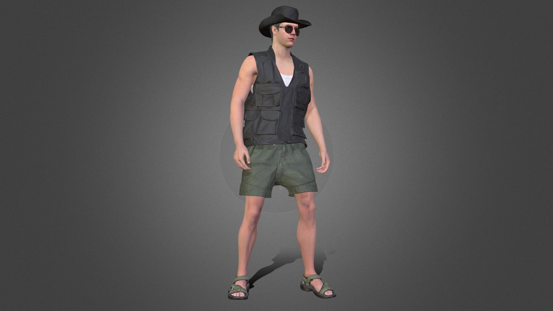 Man in Summer Outfit 13 - Rigged - Buy Royalty Free 3D model by ...
