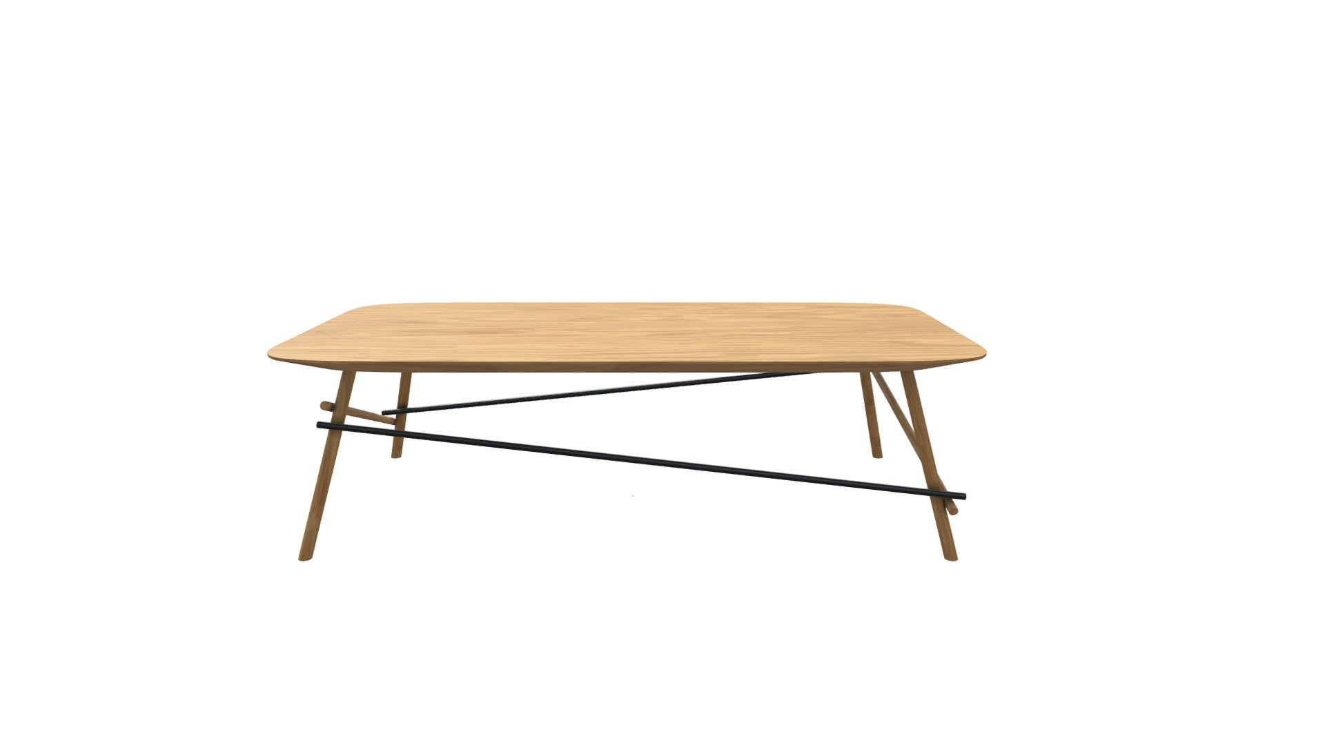 M783 MESA DE CENTRO TARRANT MAD OAKP. NEGRAS - 3D model by Inmersivo S ...