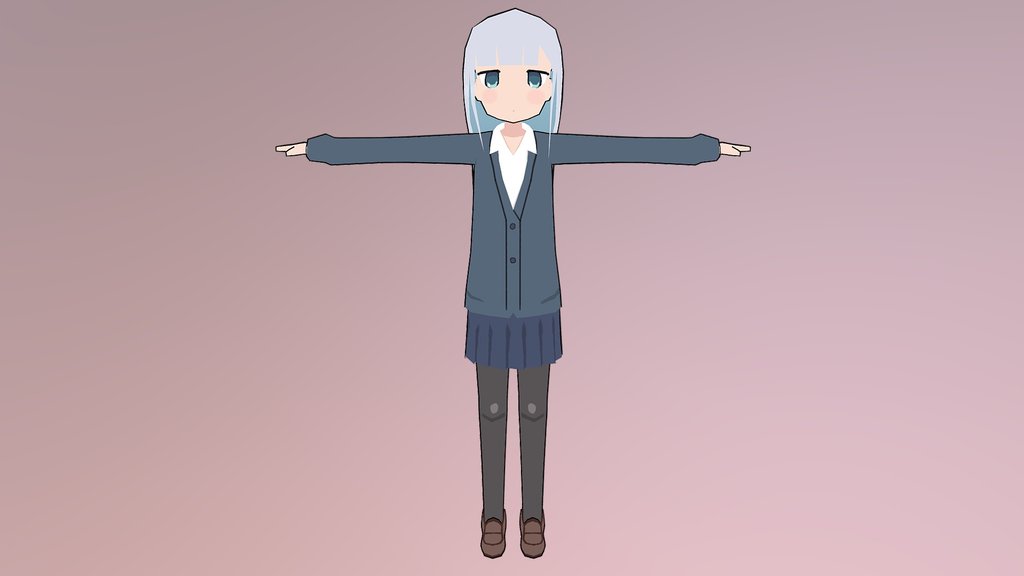 Low Poly Anime - A 3D model collection by Kuromations - Sketchfab