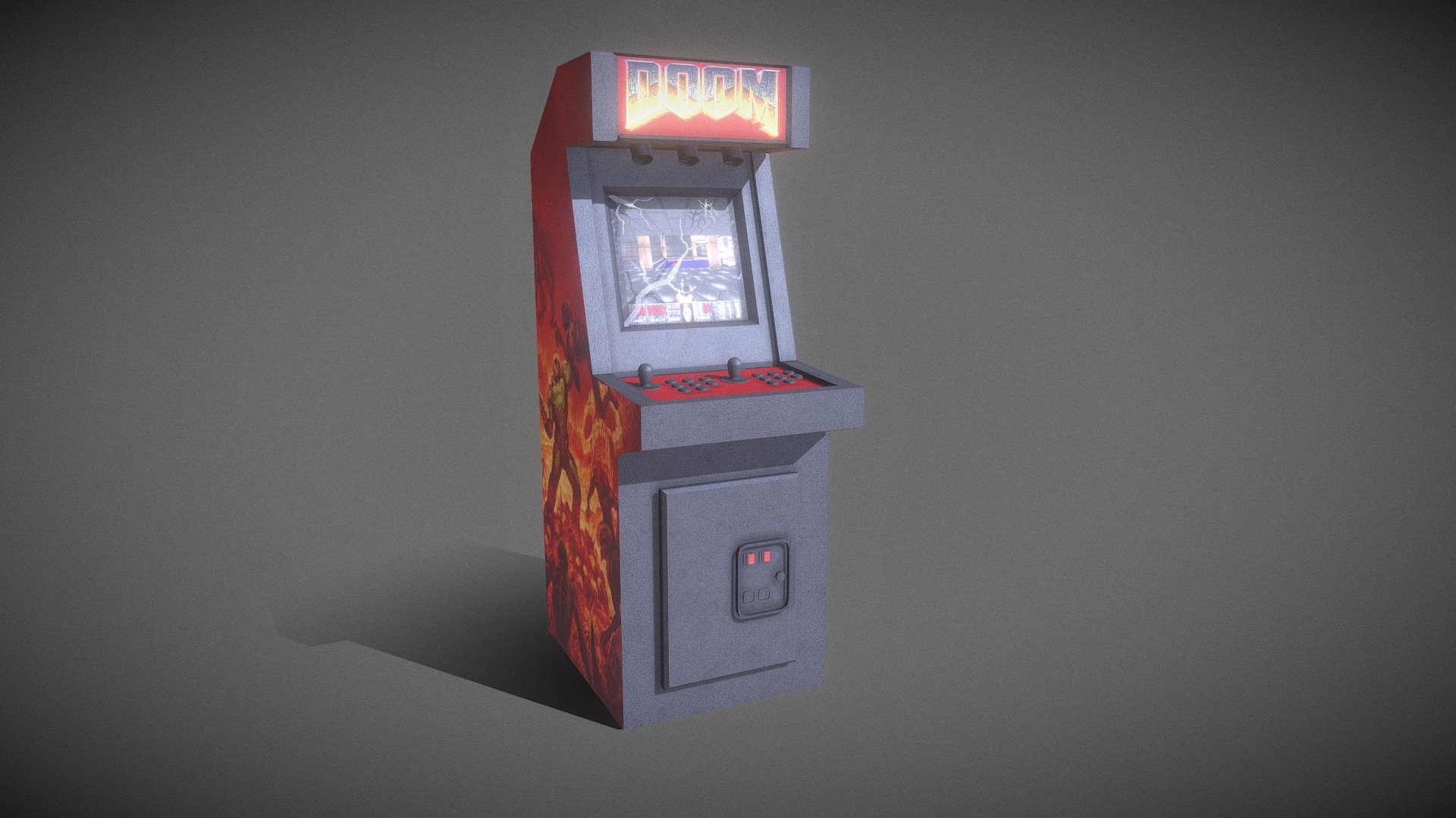 Og Doom arcade - Buy Royalty Free 3D model by The Moyai (@Eagger ...