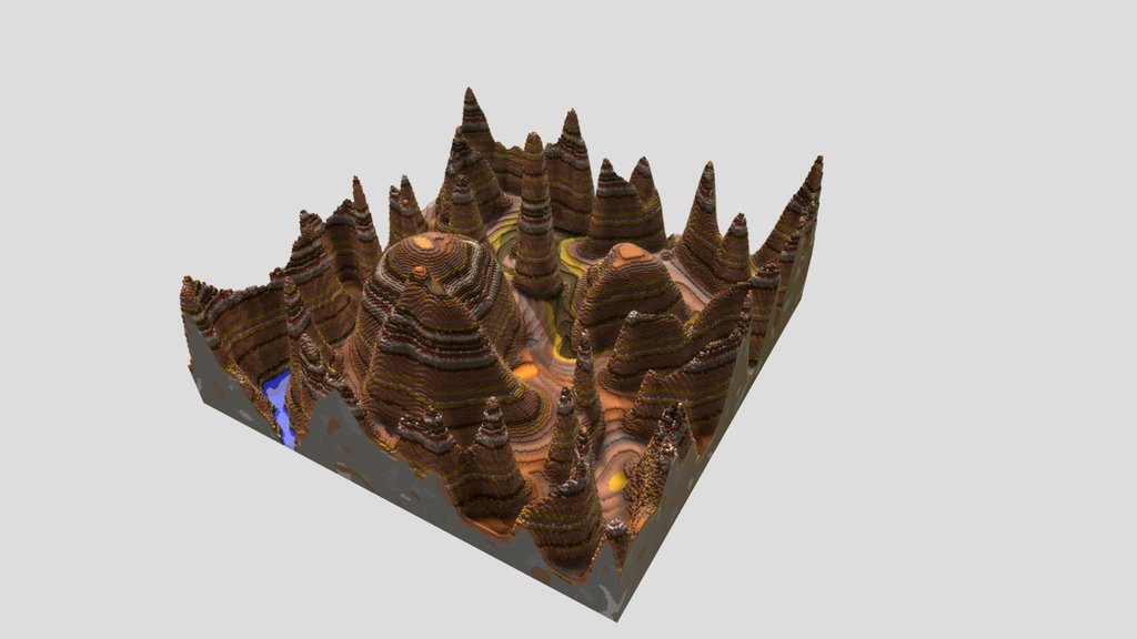 Minecraft Worlds - A 3D model collection by Melkor (@ashames0216 ...