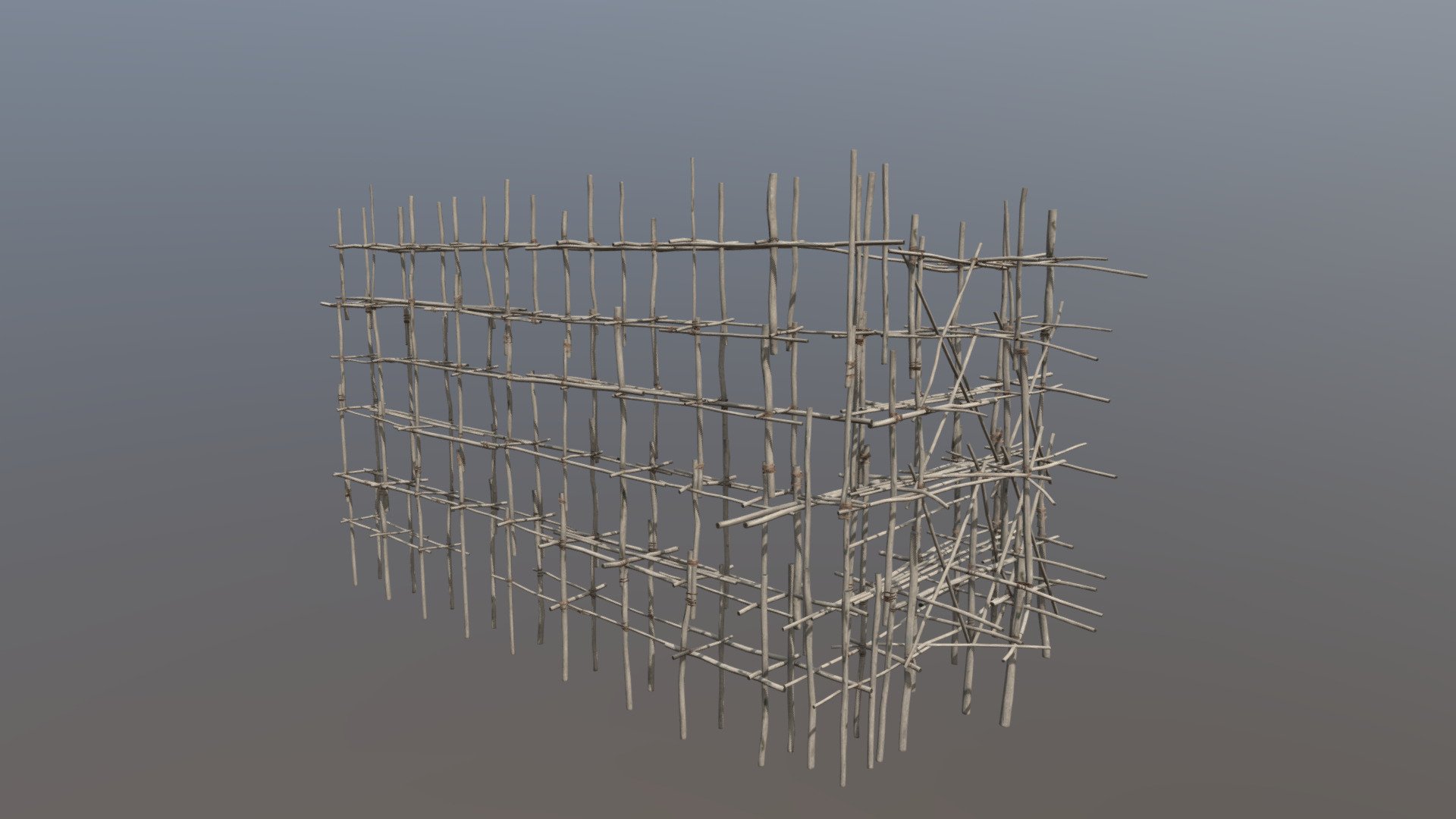 Wooden Scaffold - 3D model by neysha [47b4e32] - Sketchfab