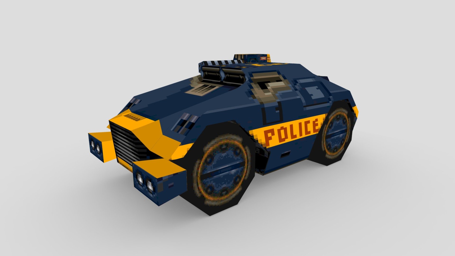 Squad Car - Download Free 3D model by Carmalogue [47b6fe1] - Sketchfab