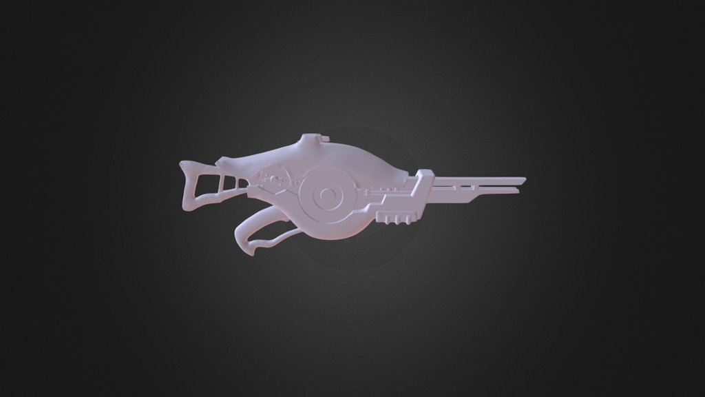 Space Gun - 3D model by CraterFace [47b7290] - Sketchfab
